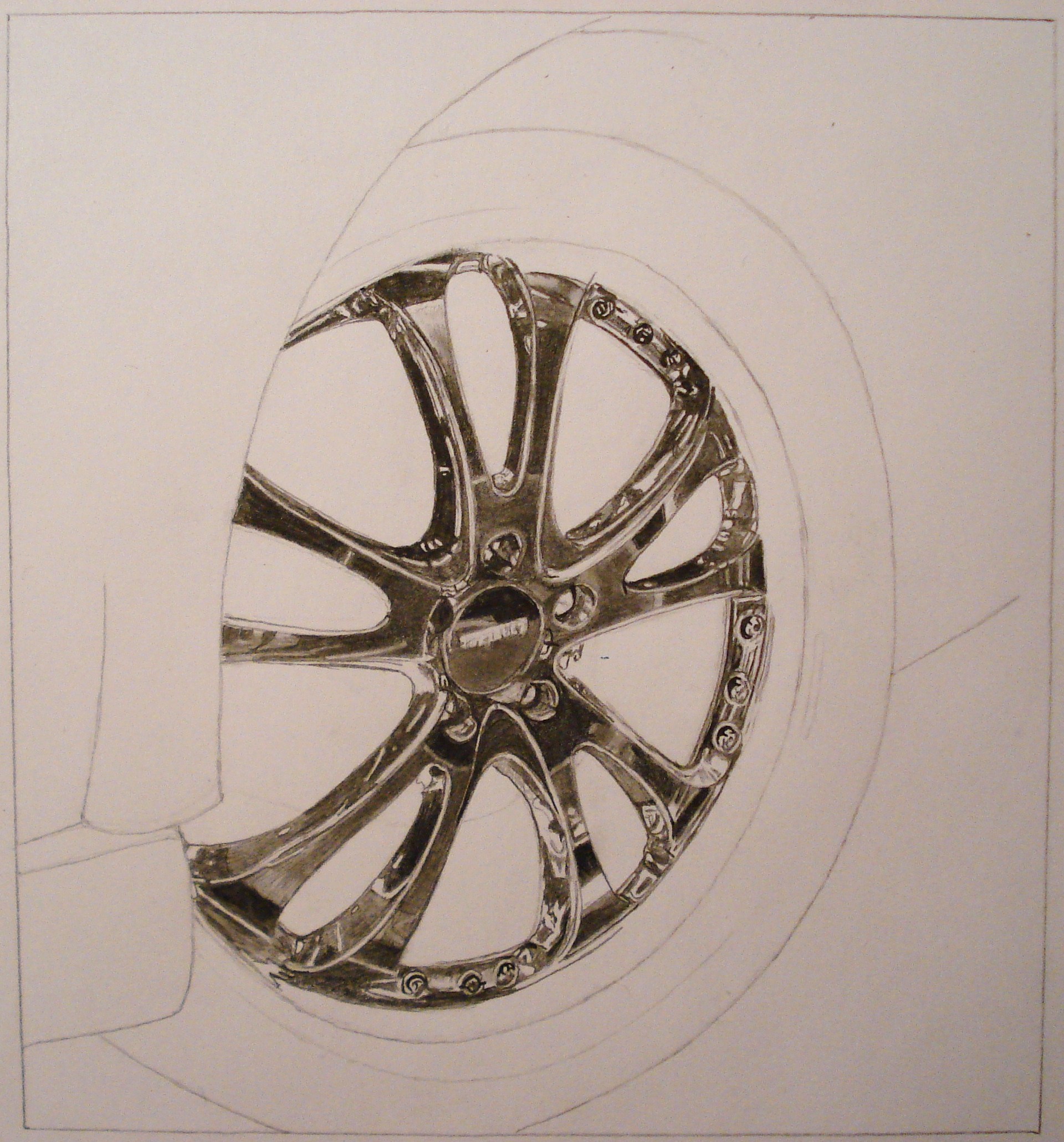 Chrome Rim Drawing Tutorial : 13 Steps (with Pictures) - Instructables