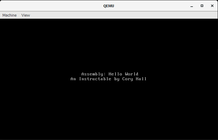 Hello World in X86 NASM Assembly : 14 Steps - Instructables