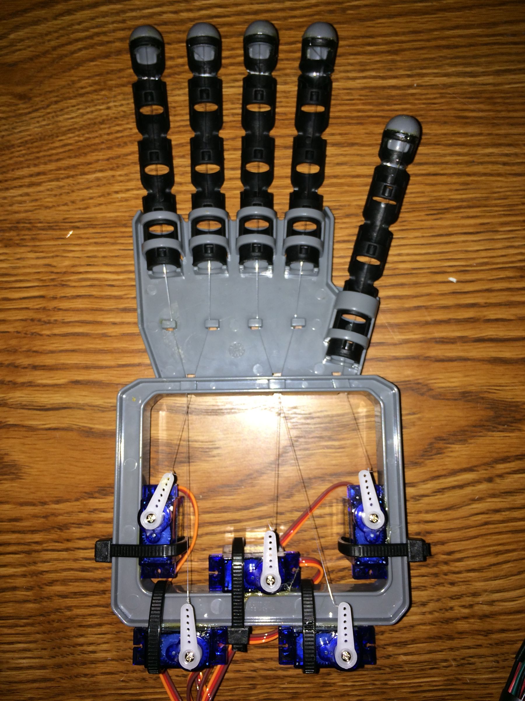 Glove Controlled Robotic Hand - Cheap and Simple Version : 5 Steps ...