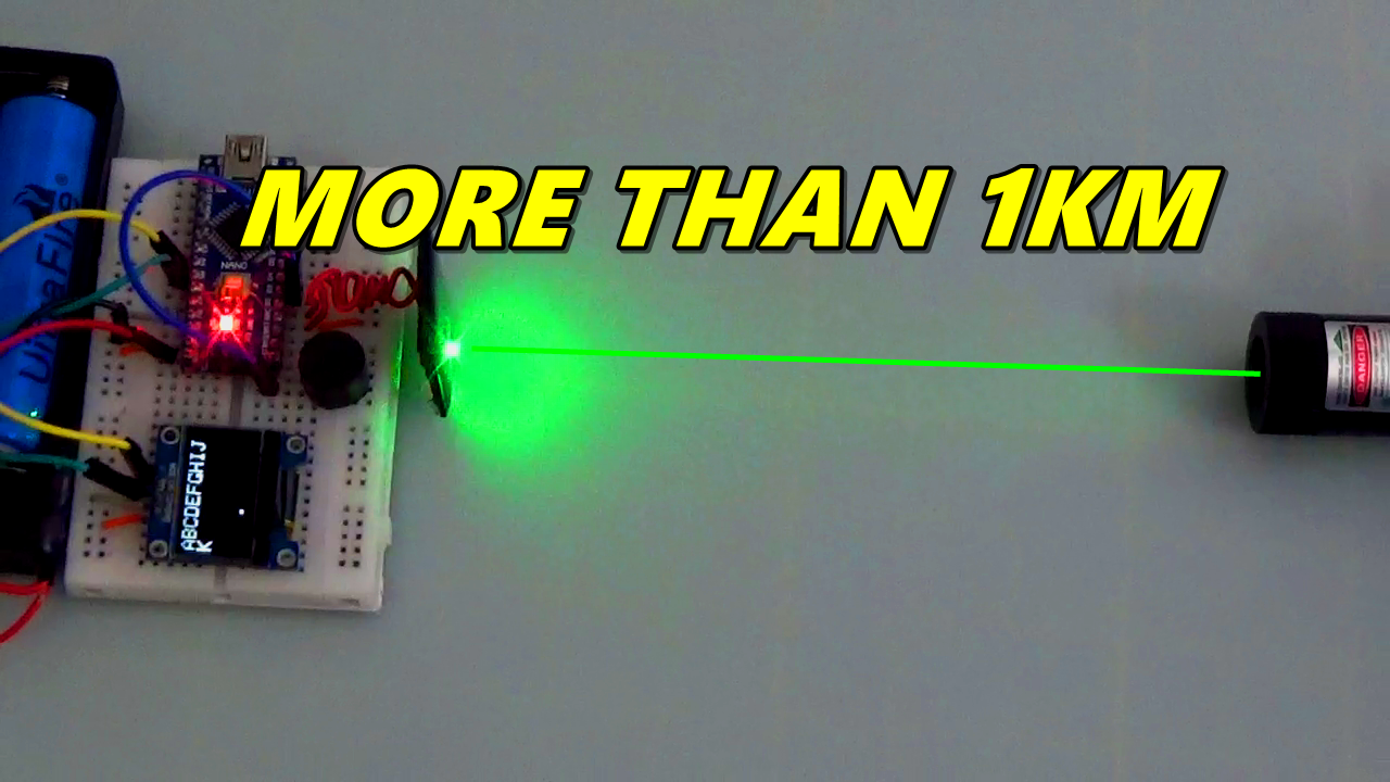 Morse Code Transmission by Laser : 3 Steps - Instructables