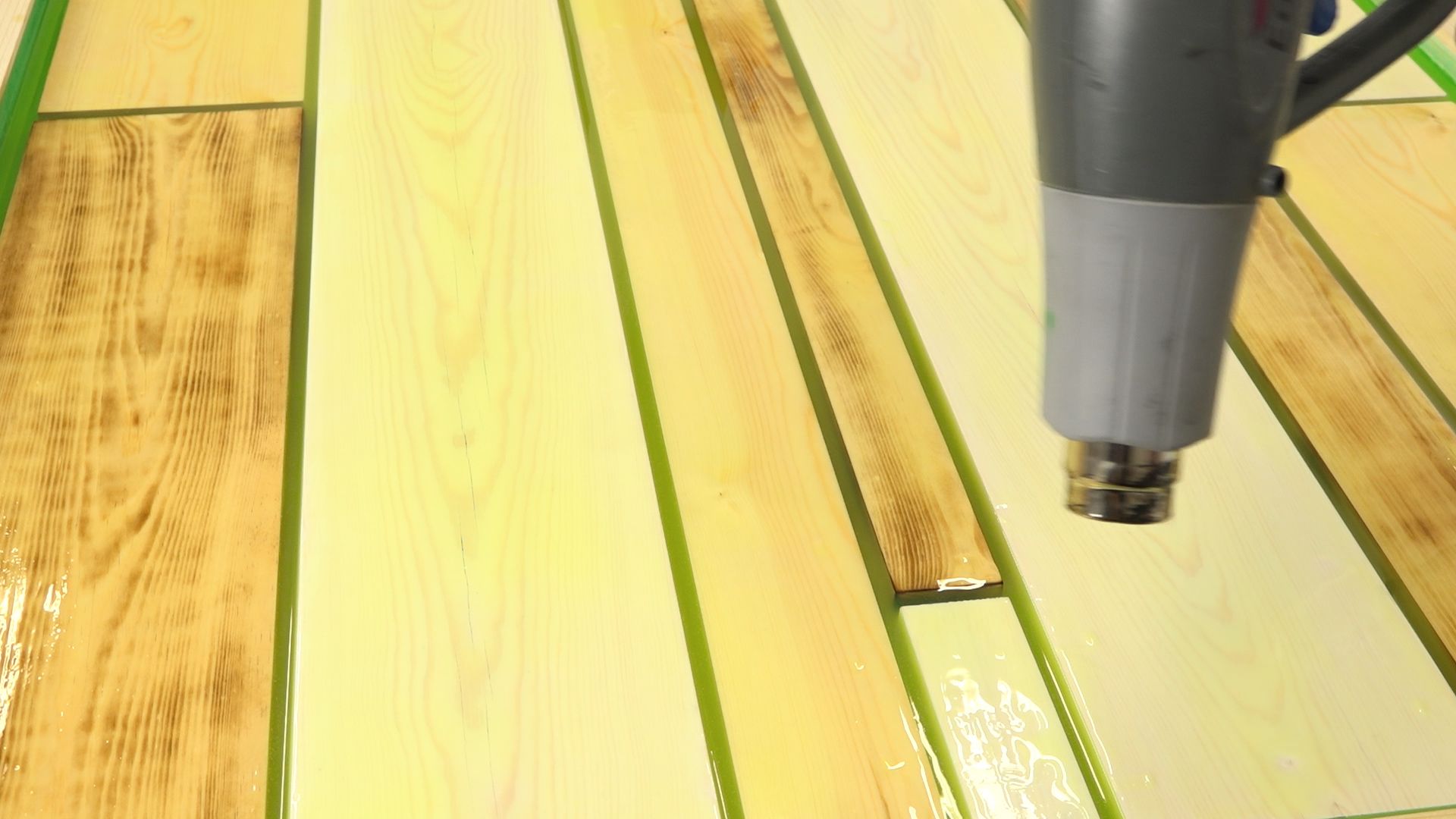 DIY RESIN PLANK TABLE - How to Make Your Own Using GlassCast® 3 Clear ...