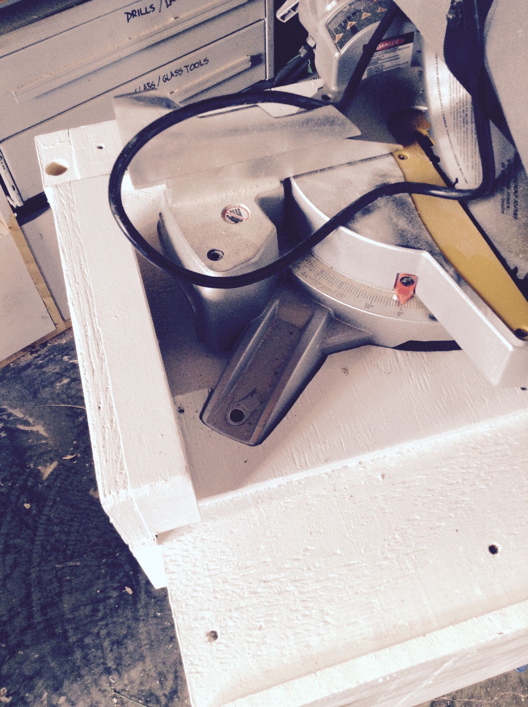 Adjustable, Portable Chop Saw Stand : 7 Steps (with Pictures ...