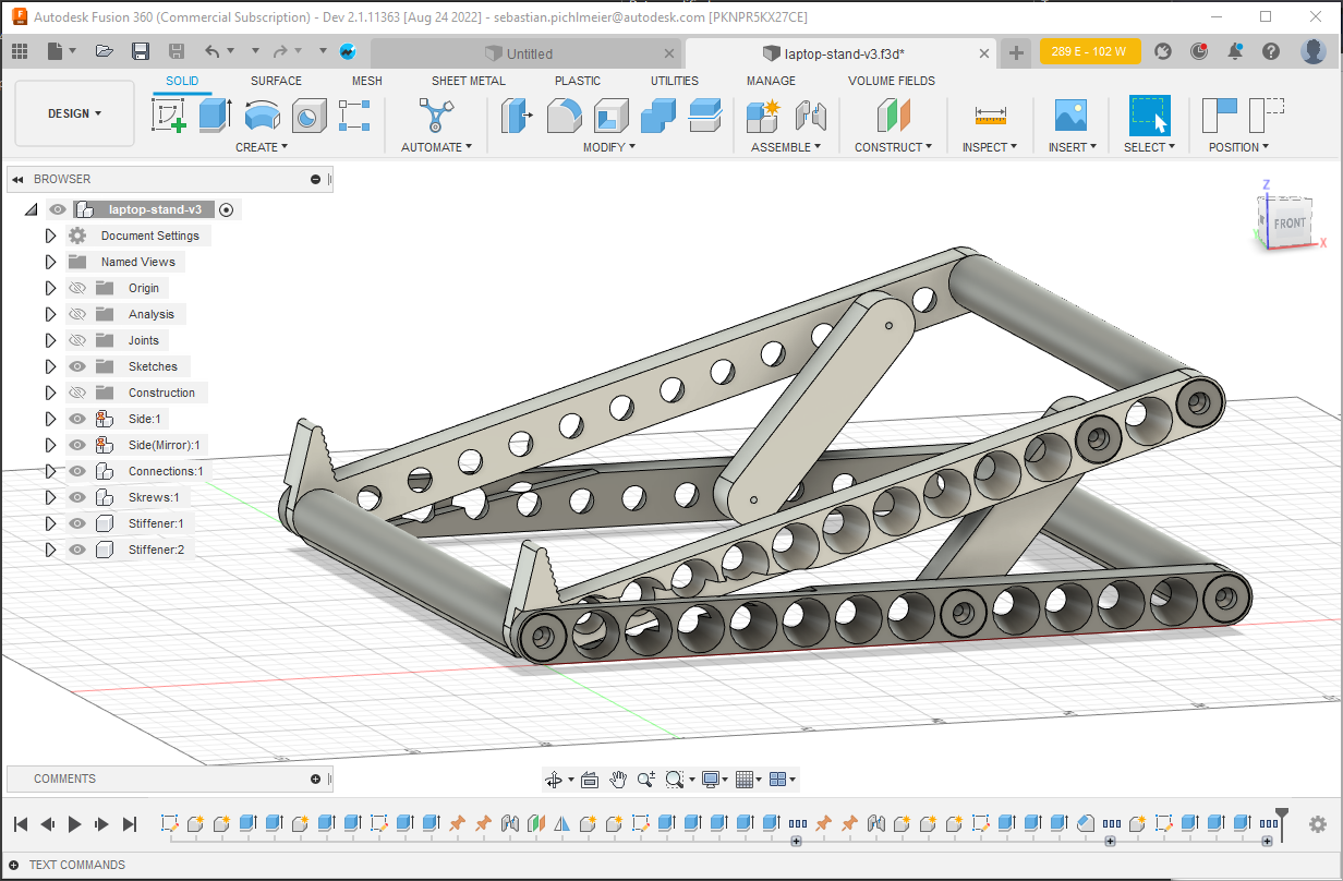 3D Printed Laptop Stand : 4 Steps - Instructables