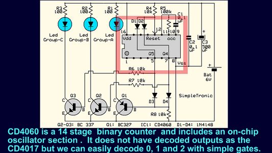LED Chaser ( Single Chip Circuit ) : 9 Steps (with Pictures ...