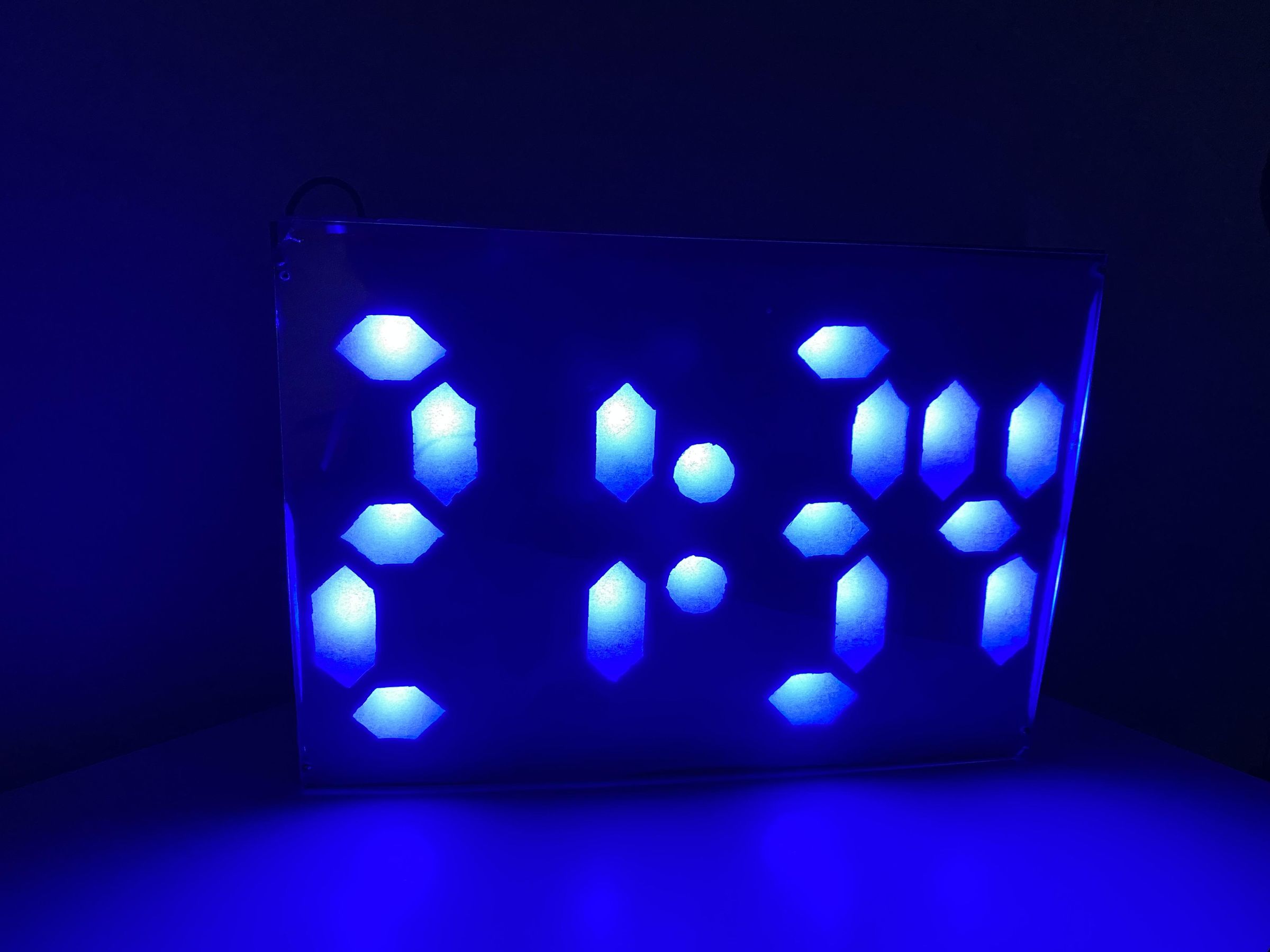 Neo Pixel LED Digital Clock - Instructables