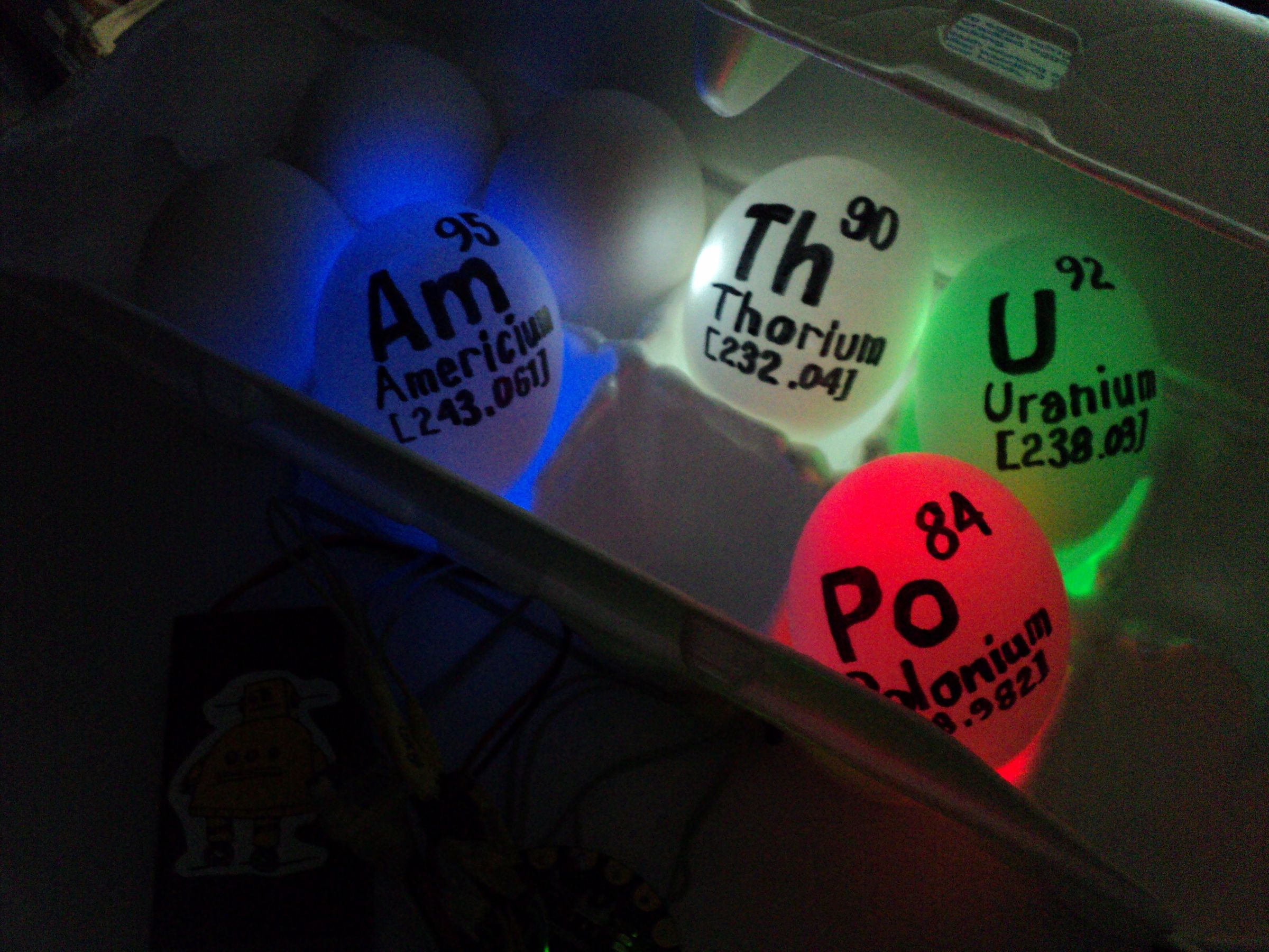 Periodic Table Glowing Radioactive Eggs : 4 Steps (with Pictures ...