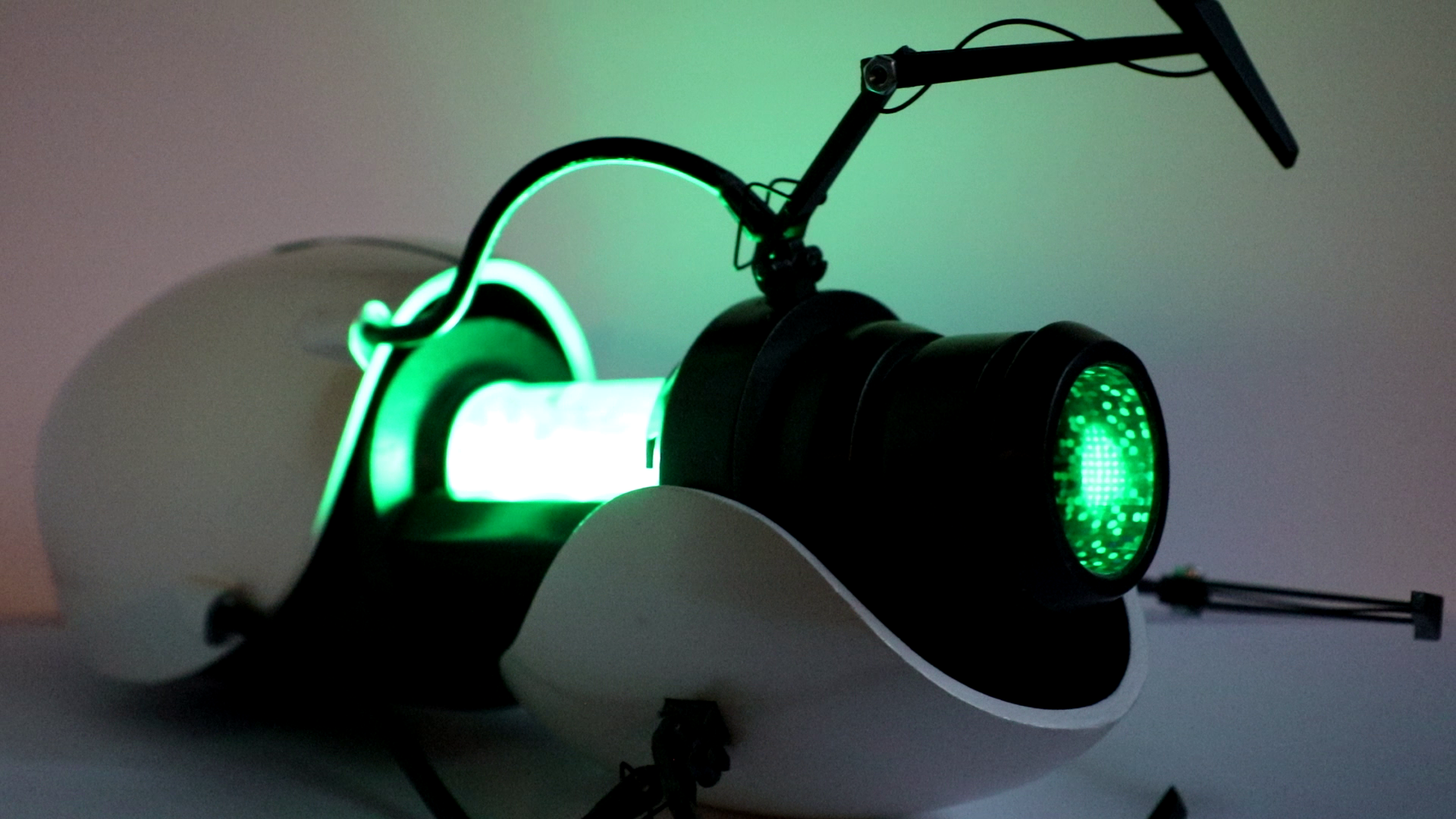 Making a LED Aperture Science Handheld Portal Device : 6 Steps (with ...