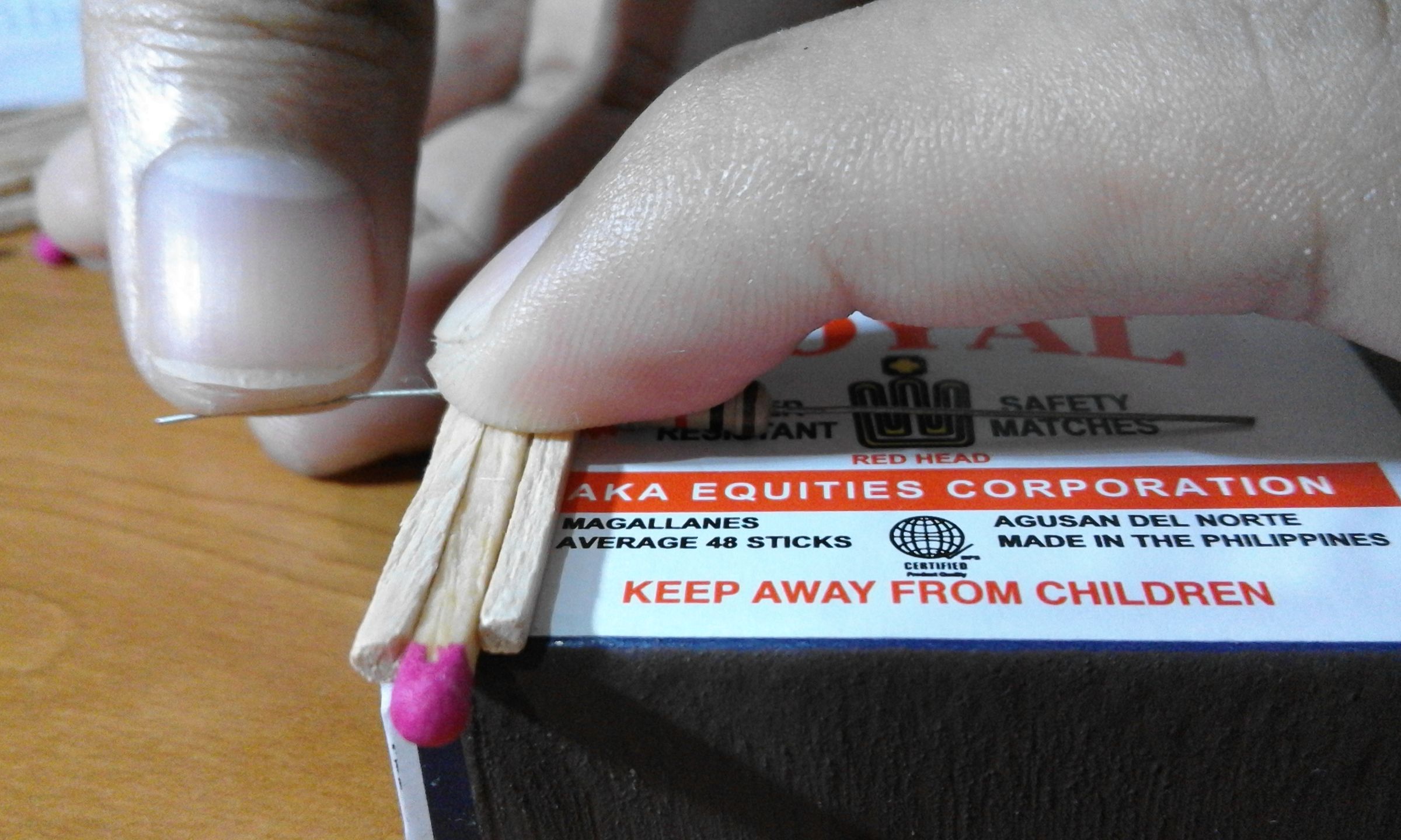 Electronic Component Lead Bending Tool (Matchsticks) : 3 Steps (with ...