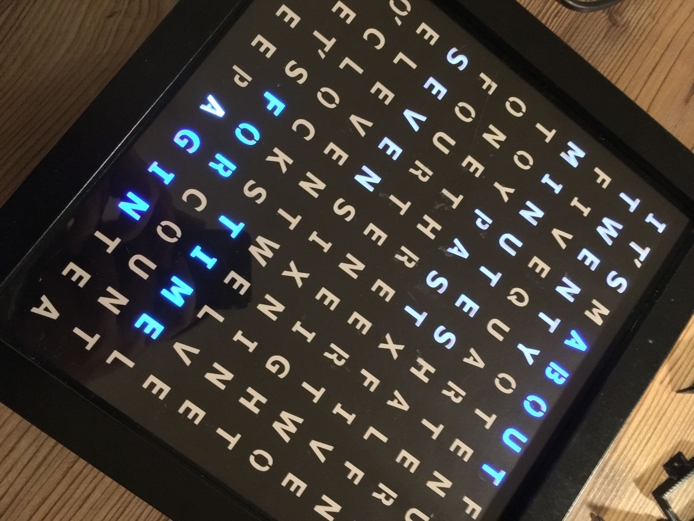 Ribba Word Clock With Wemos D1 Mini (Internet Time Server) : 8 Steps (with Pictures) - Instructables