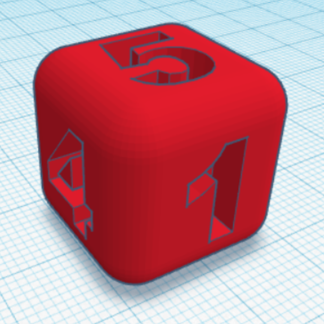 TinkerCAD Design: DIY Dice : 9 Steps - Instructables