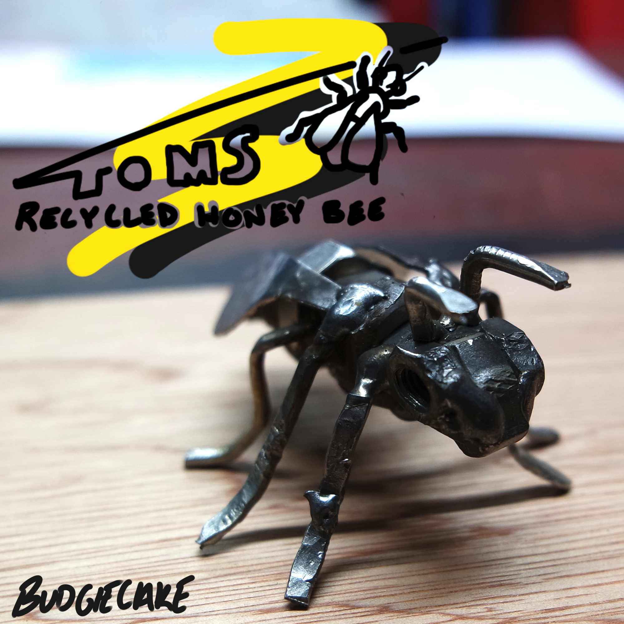 Recycled Metal Honey Bee : 9 Steps (with Pictures) - Instructables