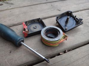 How to Fix a Measuring Tape That Won't Retract (Broken Spring) : 5 ...
