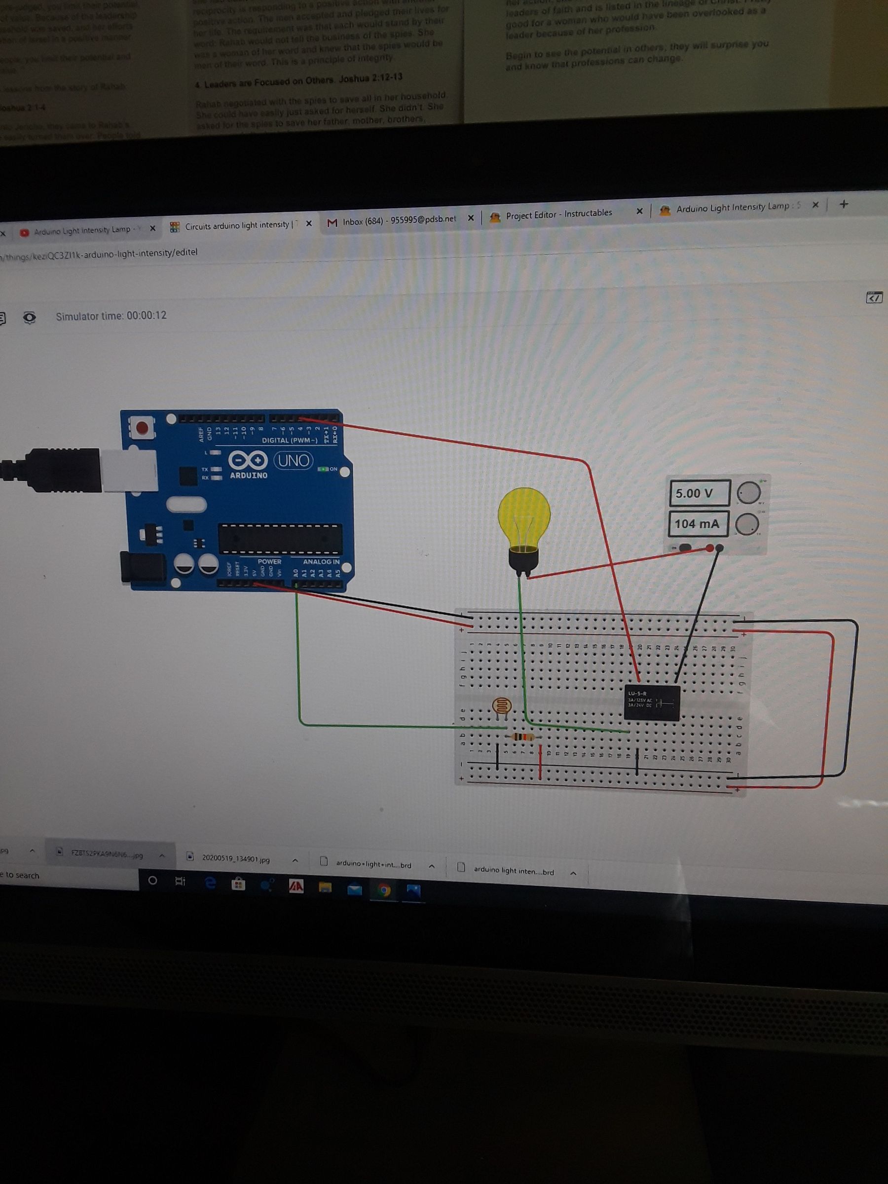 Arduino Light Intensity Lamp Making : 5 Steps - Instructables