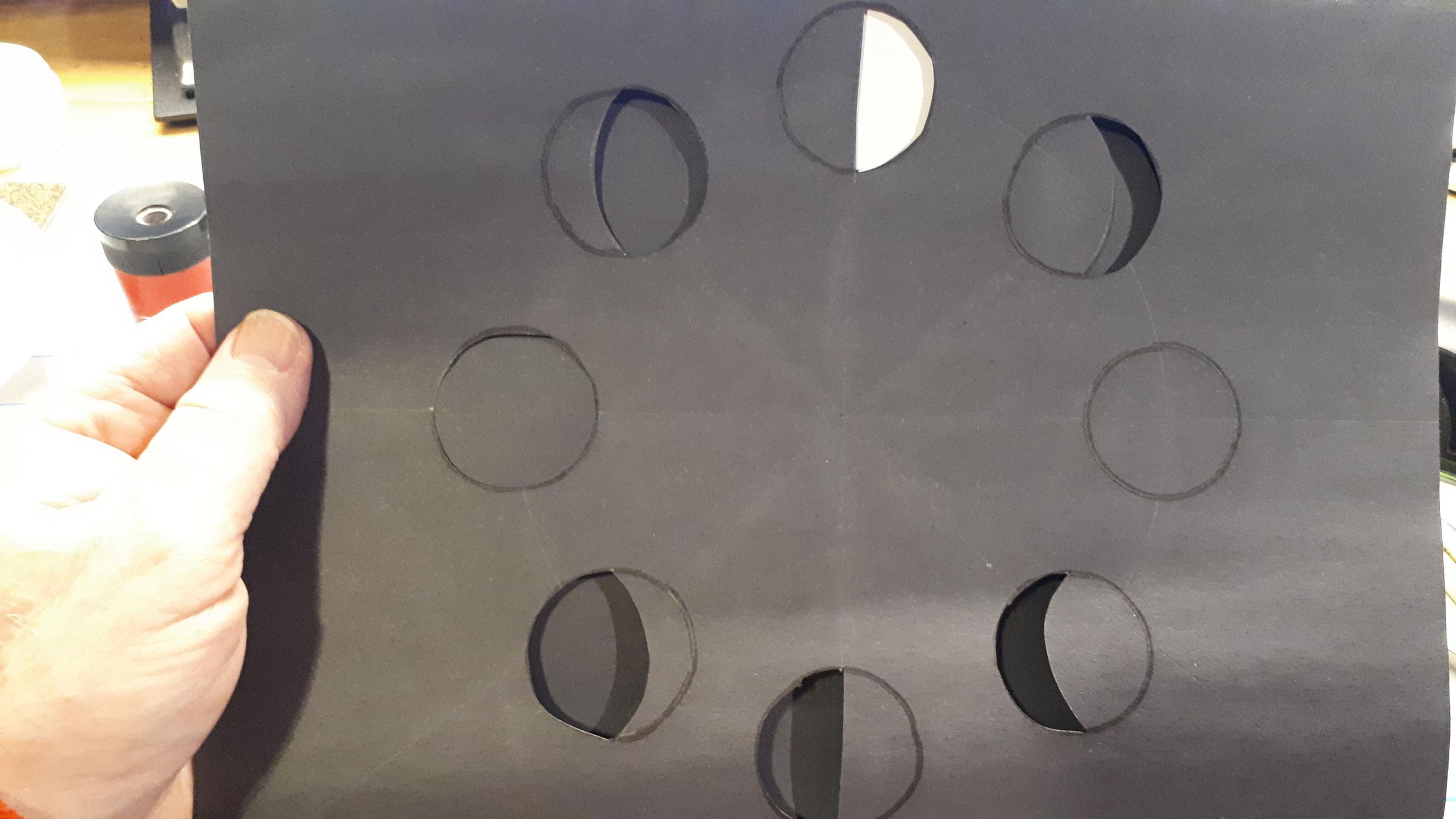 Phases of the Moon Wheel : 13 Steps (with Pictures) - Instructables