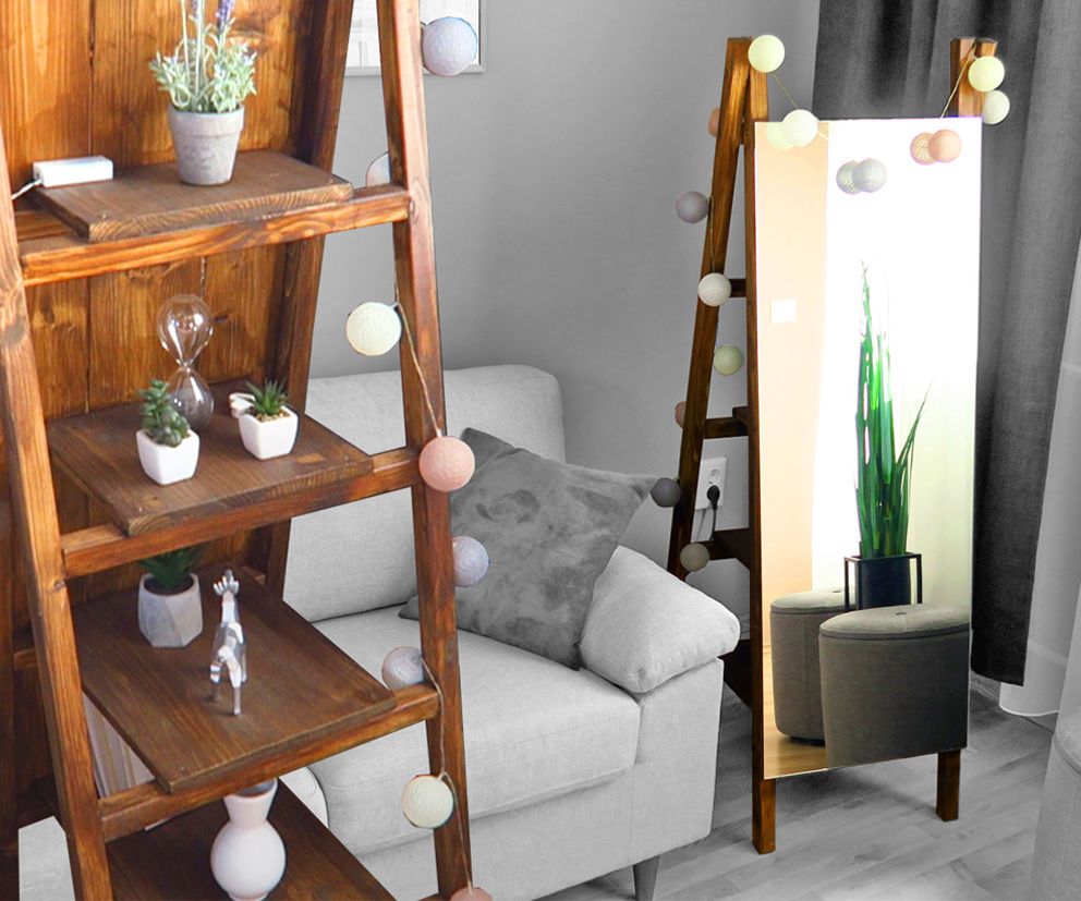 Mirror Ladder With Shelves VIDEO : 13 Steps (with Pictures) - Instructables