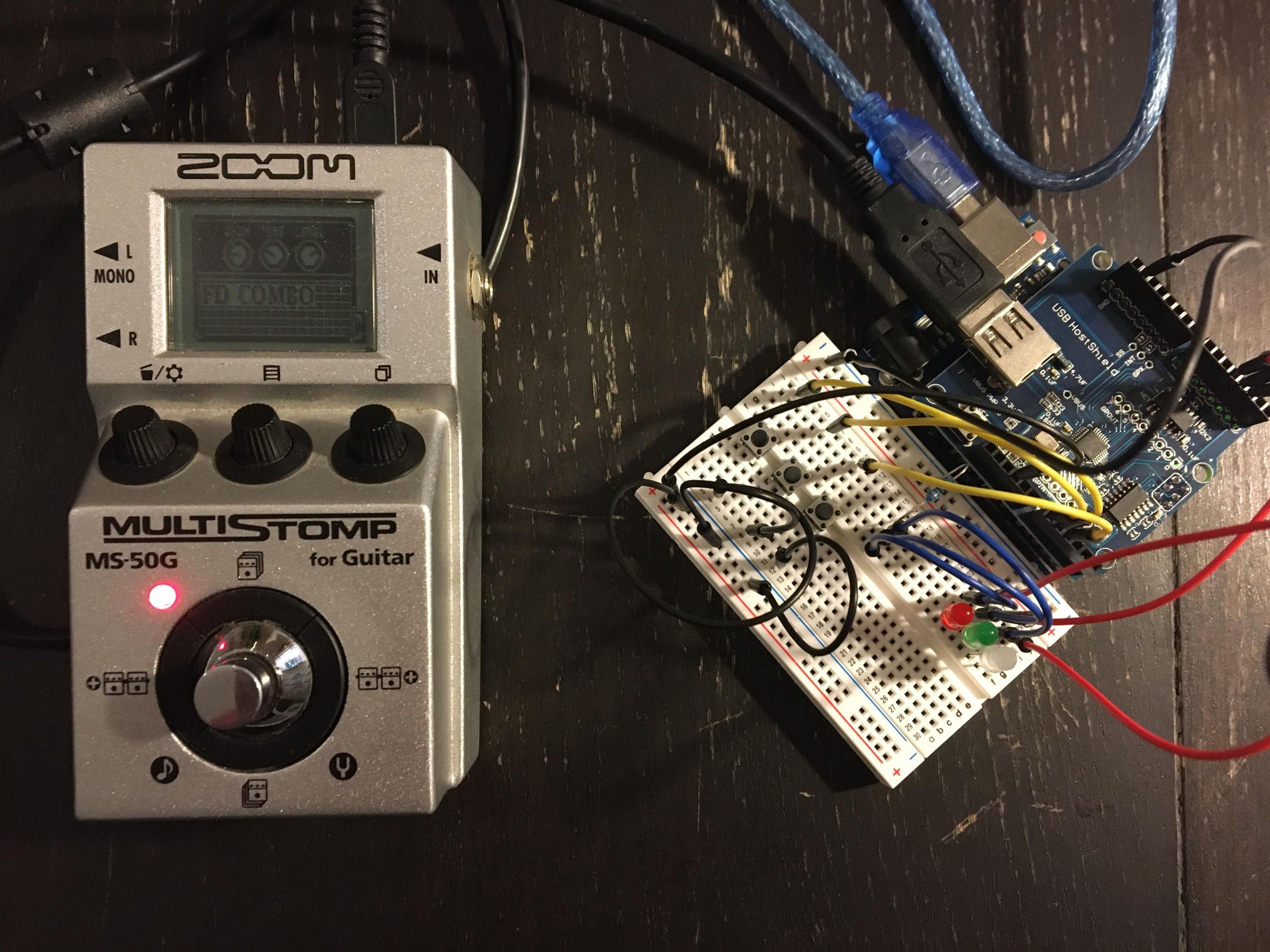 USB Arduino Midi Shield for ZOOM Effects - Instructables