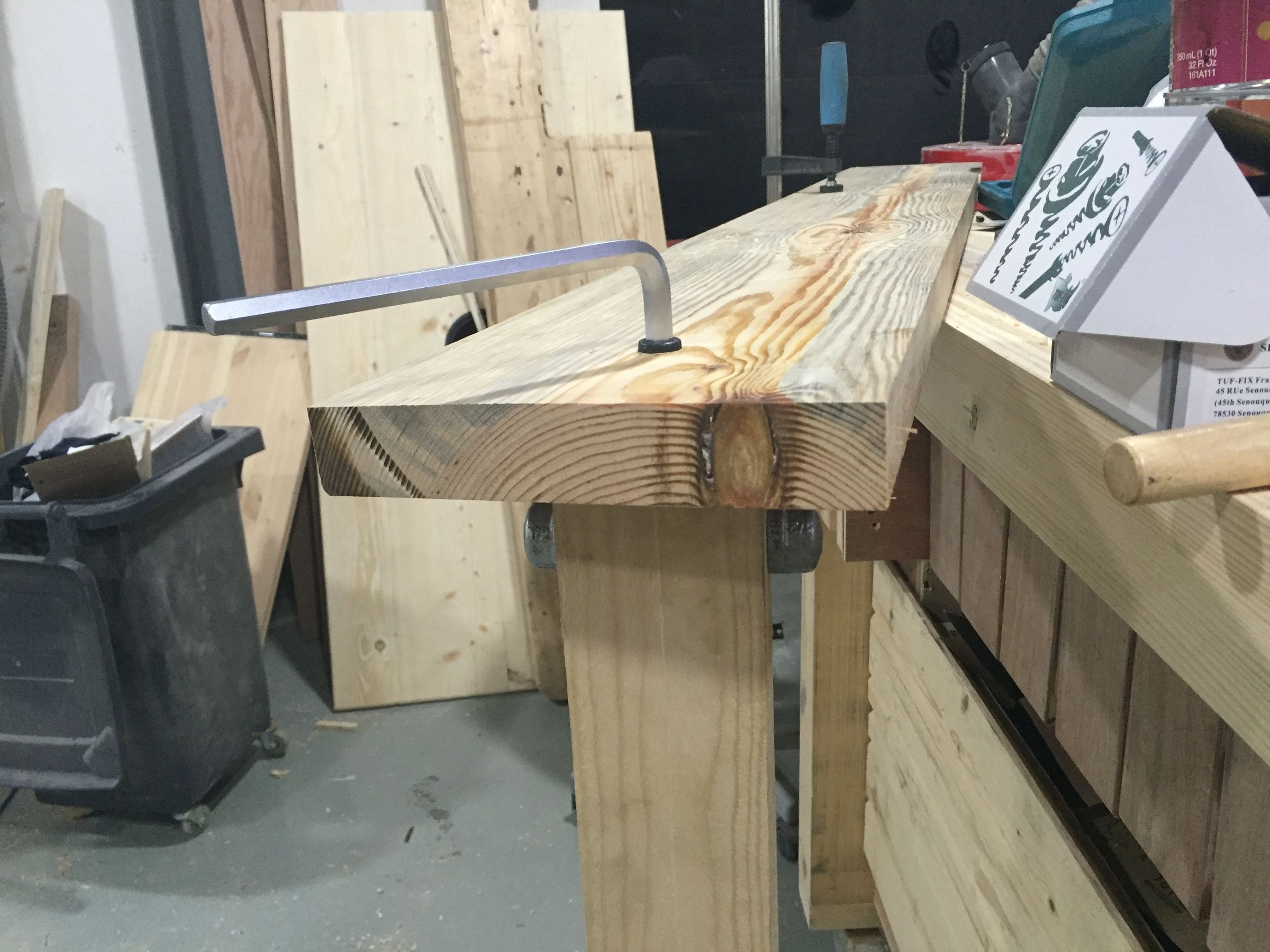 Leg for a Wooden Table (incredible Strength) : 7 Steps (with Pictures ...
