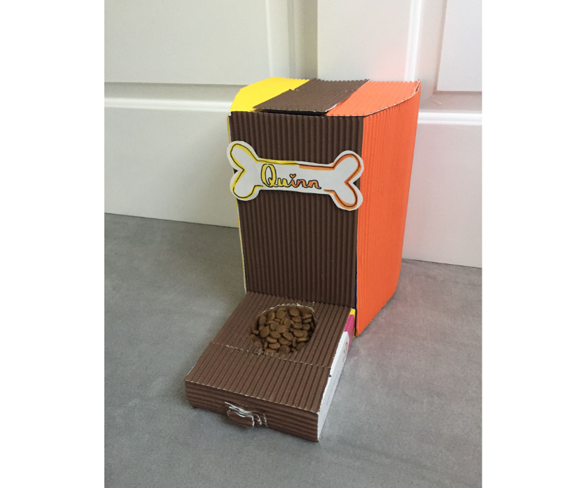 Self-Portioning Dog Feeder Made From Old Boxes : 24 Steps (with ...