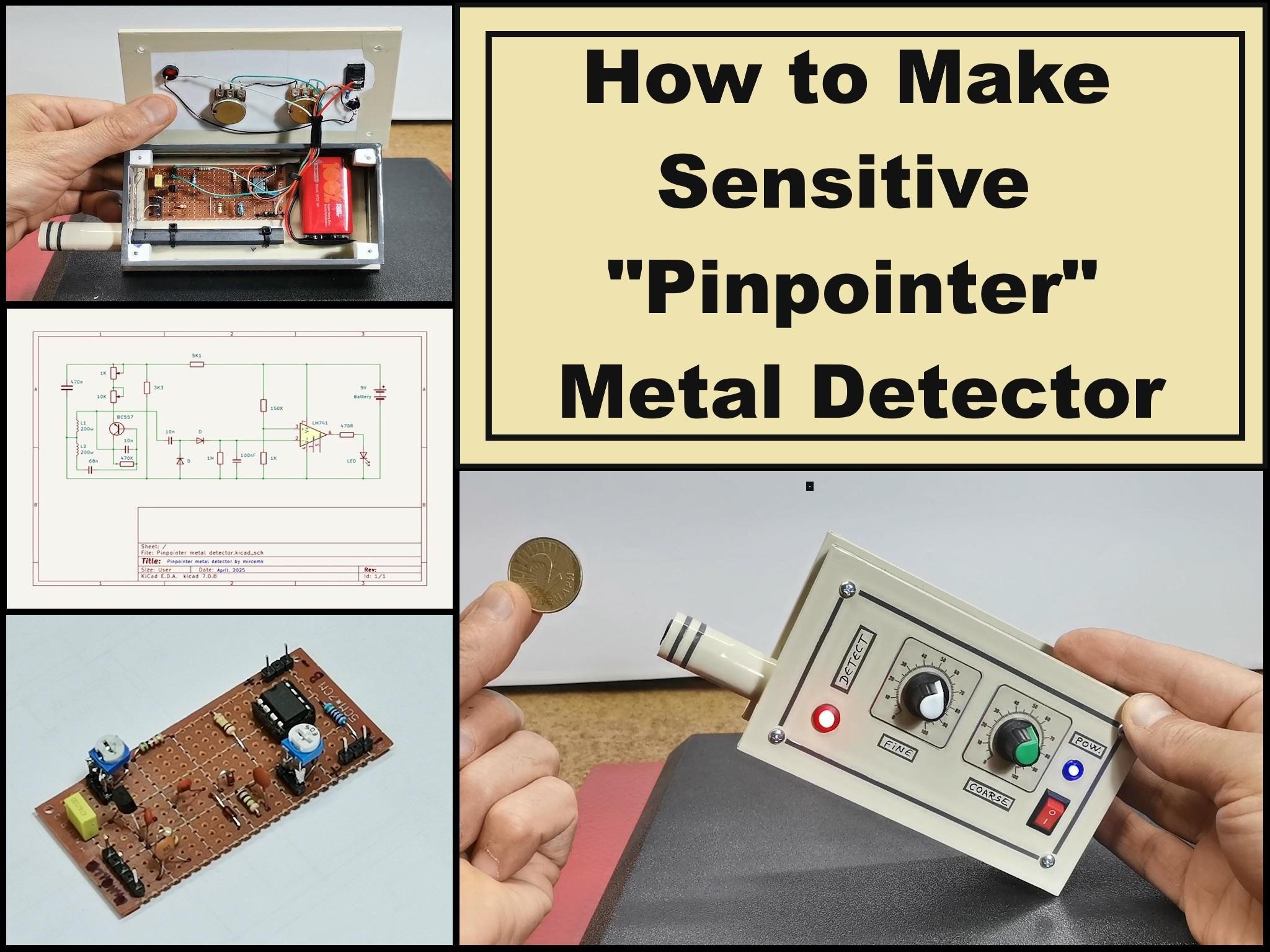 DIY Simple Sensitive Pinpointer Metal Detector : 5 Steps - Instructables