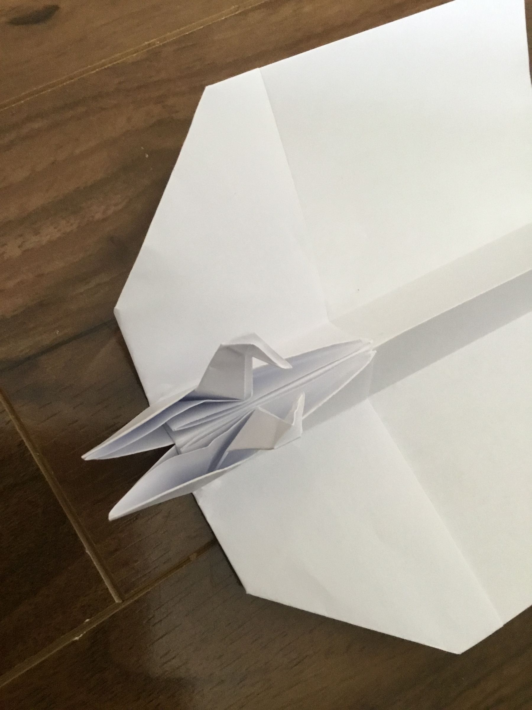 How To Make Origami Plane With Landing Gear A320 212 With Opened Main