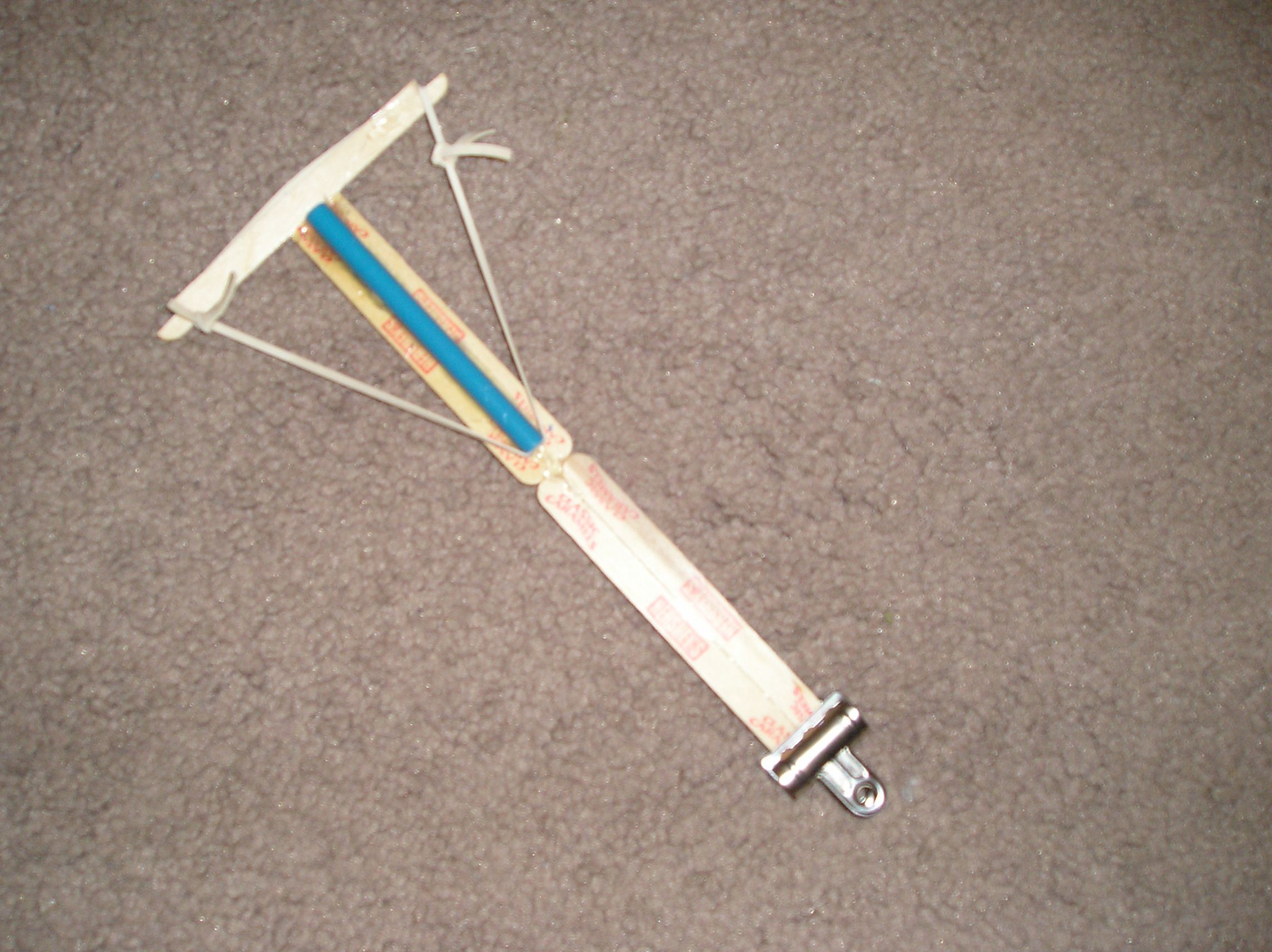 Popsicle Stick Crossbow : 4 Steps - Instructables