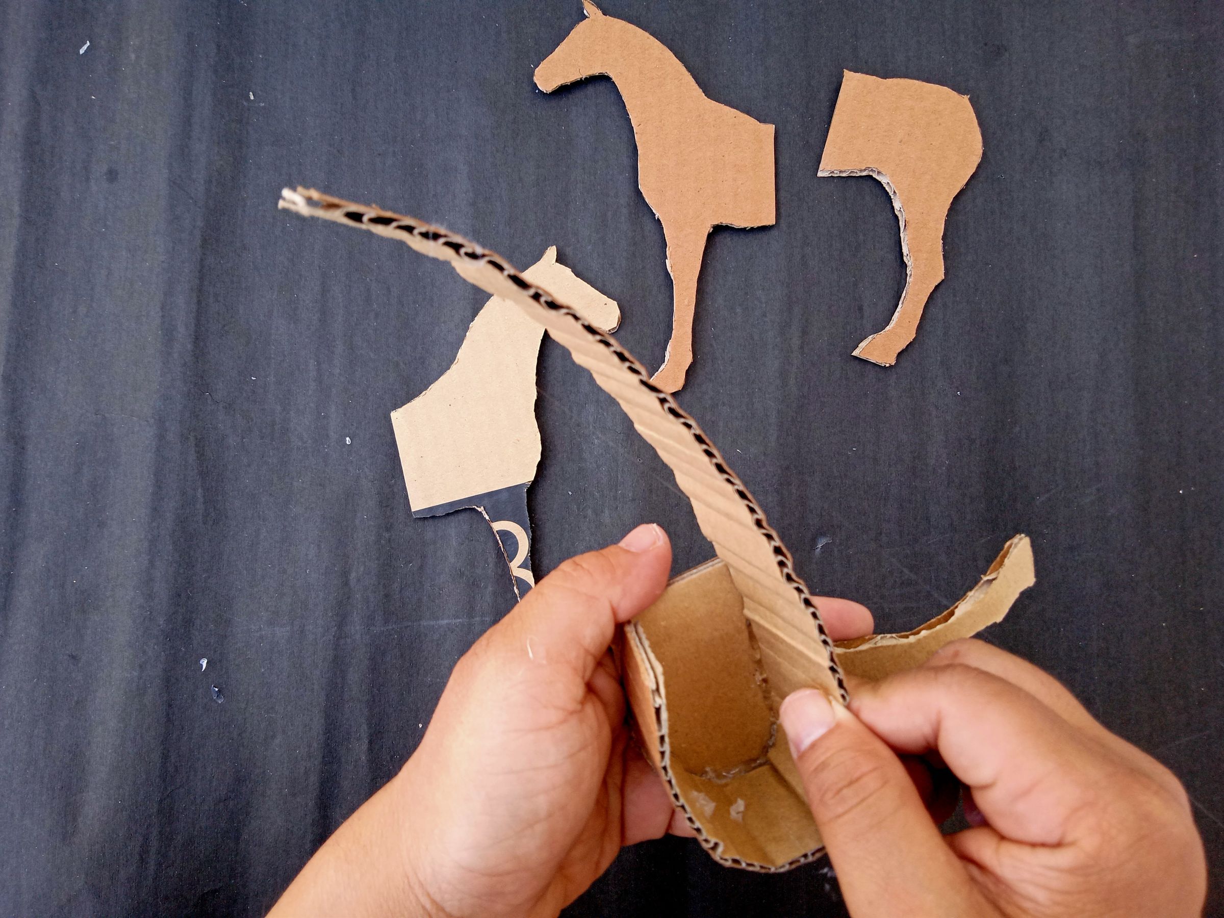Easy Cardboard Running Horse : 6 Steps (with Pictures) - Instructables