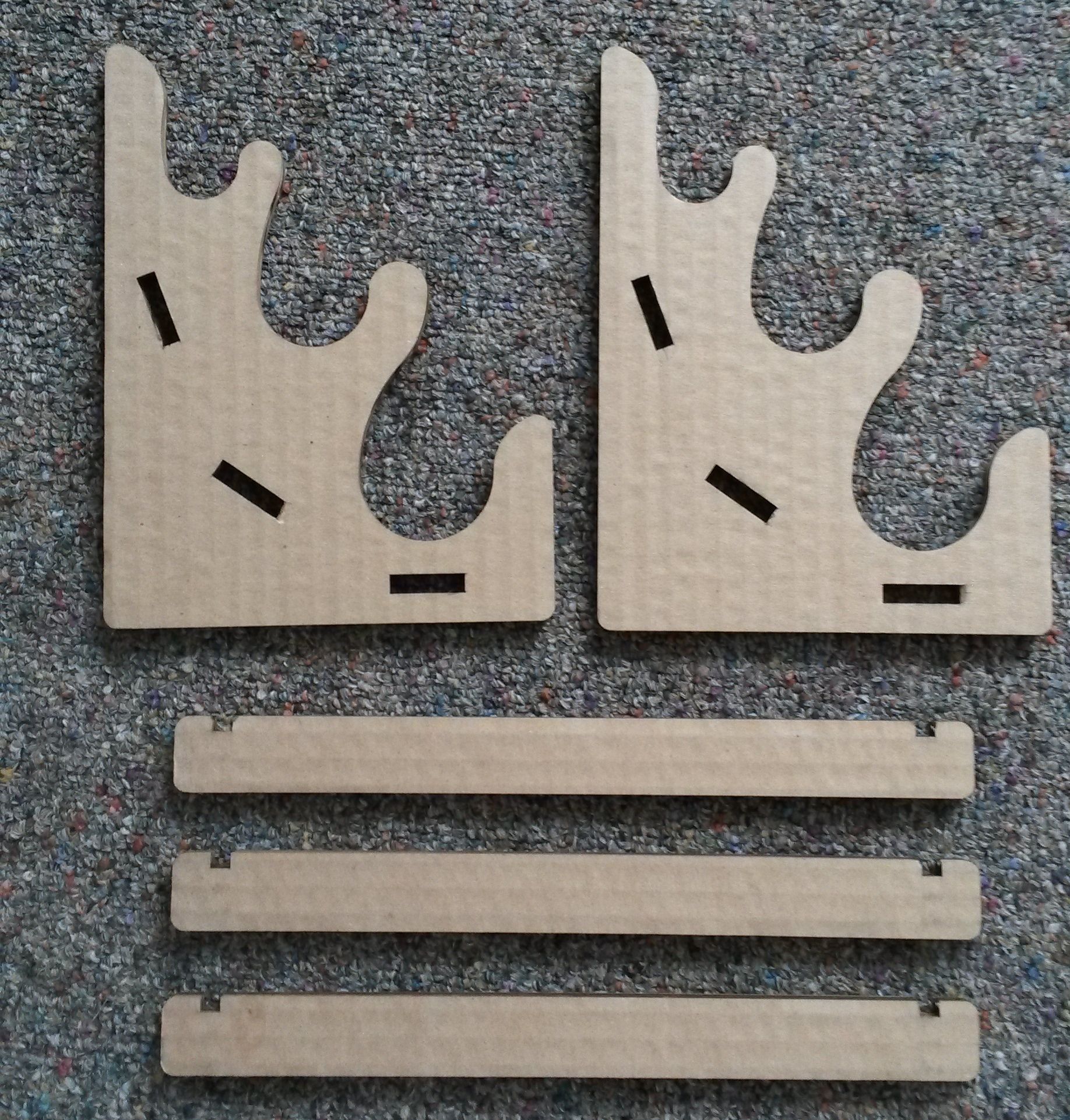 Laser Cut Cardboard Recorders Rack (with Pictures) - Instructables