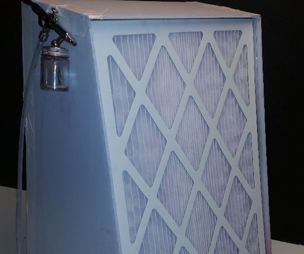 Airbrush Filter Fan Backstop. : 6 Steps (with Pictures) - Instructables