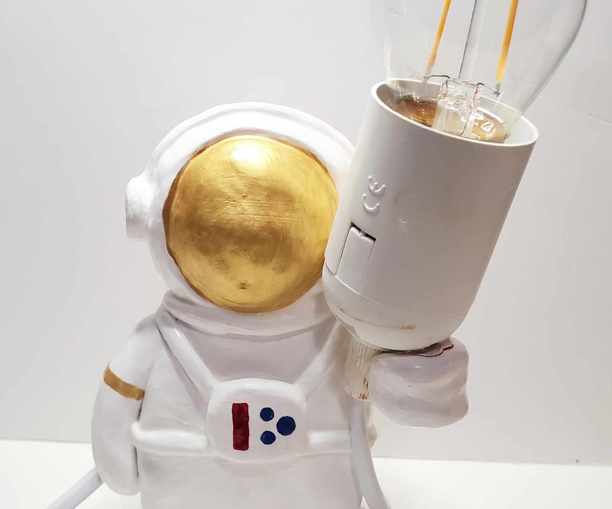Handmade Space Man Table Lamp : 5 Steps (with Pictures) - Instructables