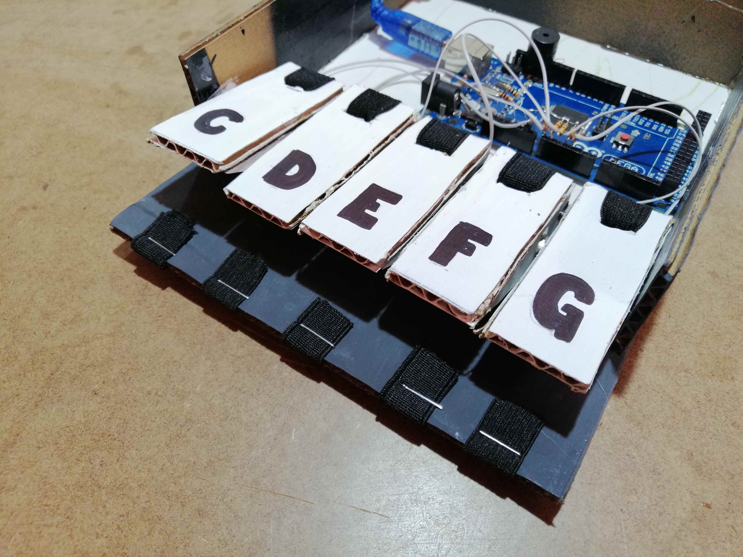 Velocity Sensitive Cardboard Keyboard : 14 Steps (with Pictures ...