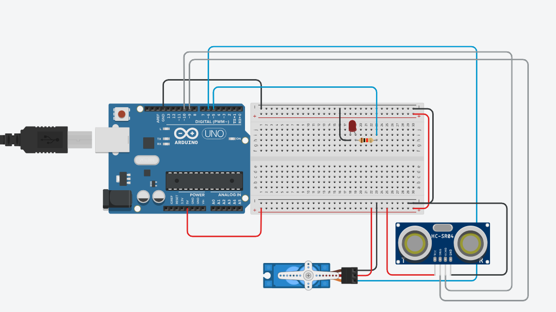 How to Make an Arduino Uno Radar Sensor Using Ultrasonic Sensor : 5 ...