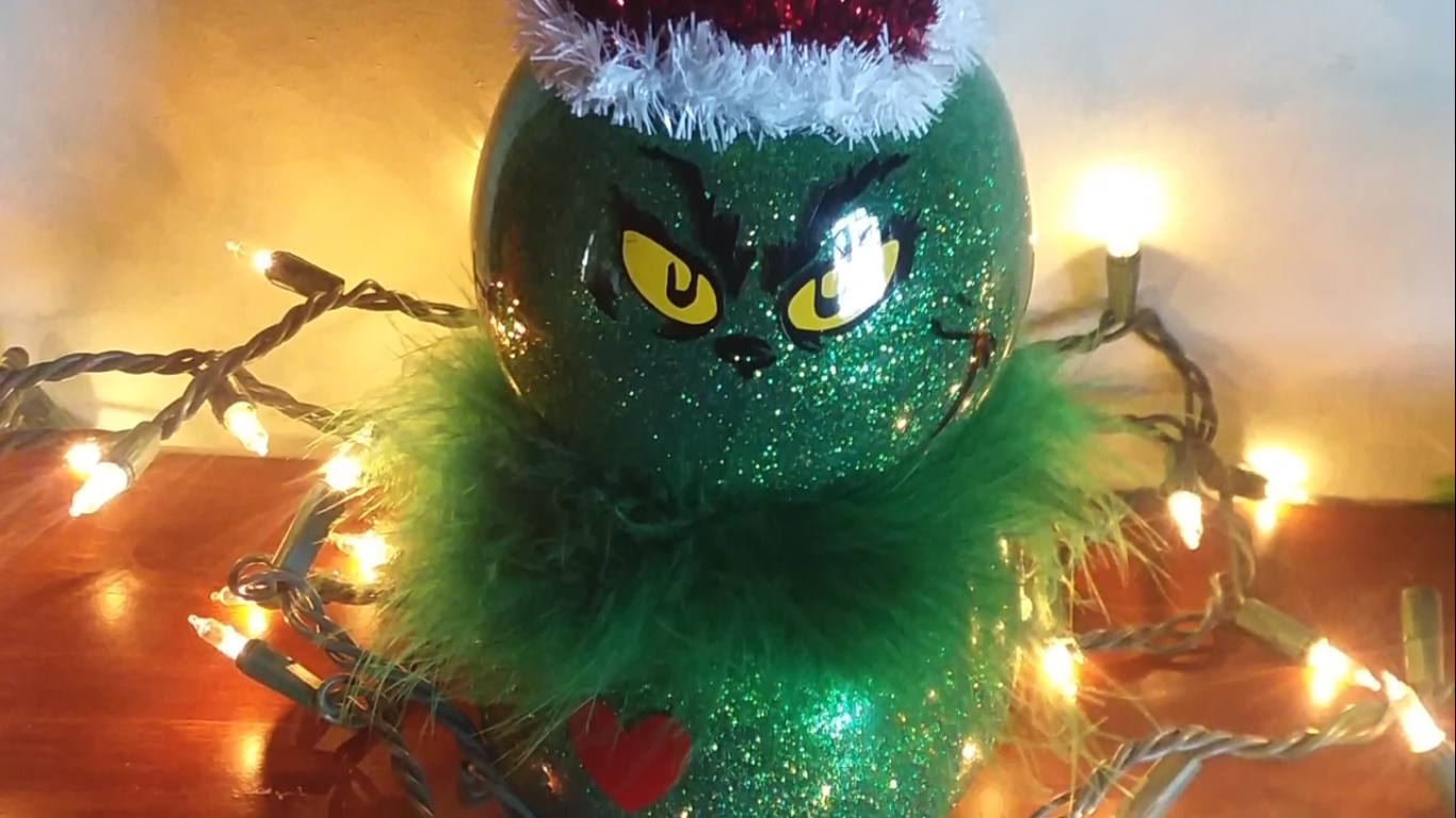 Dollar Store Fish Bowl Grinch : 8 Steps (with Pictures) - Instructables