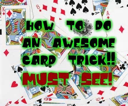 How to Do Really Awesome Magic Trick!!! - Instructables