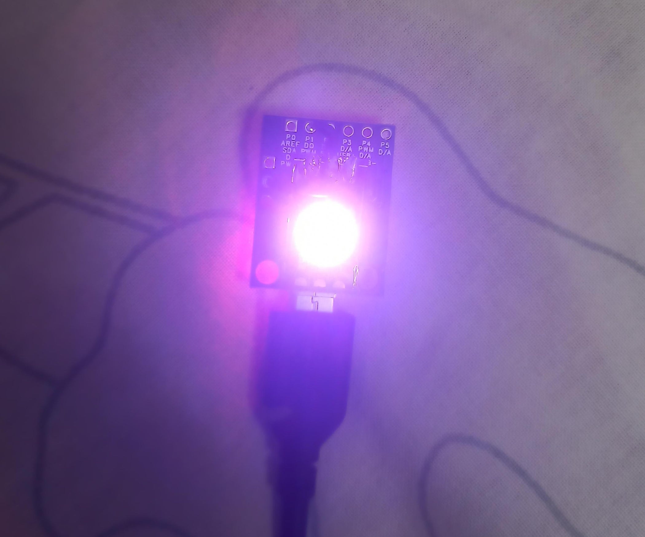 ATtiny85 Tiny Light With Single WS2812B RGB LED : 5 Steps - Instructables