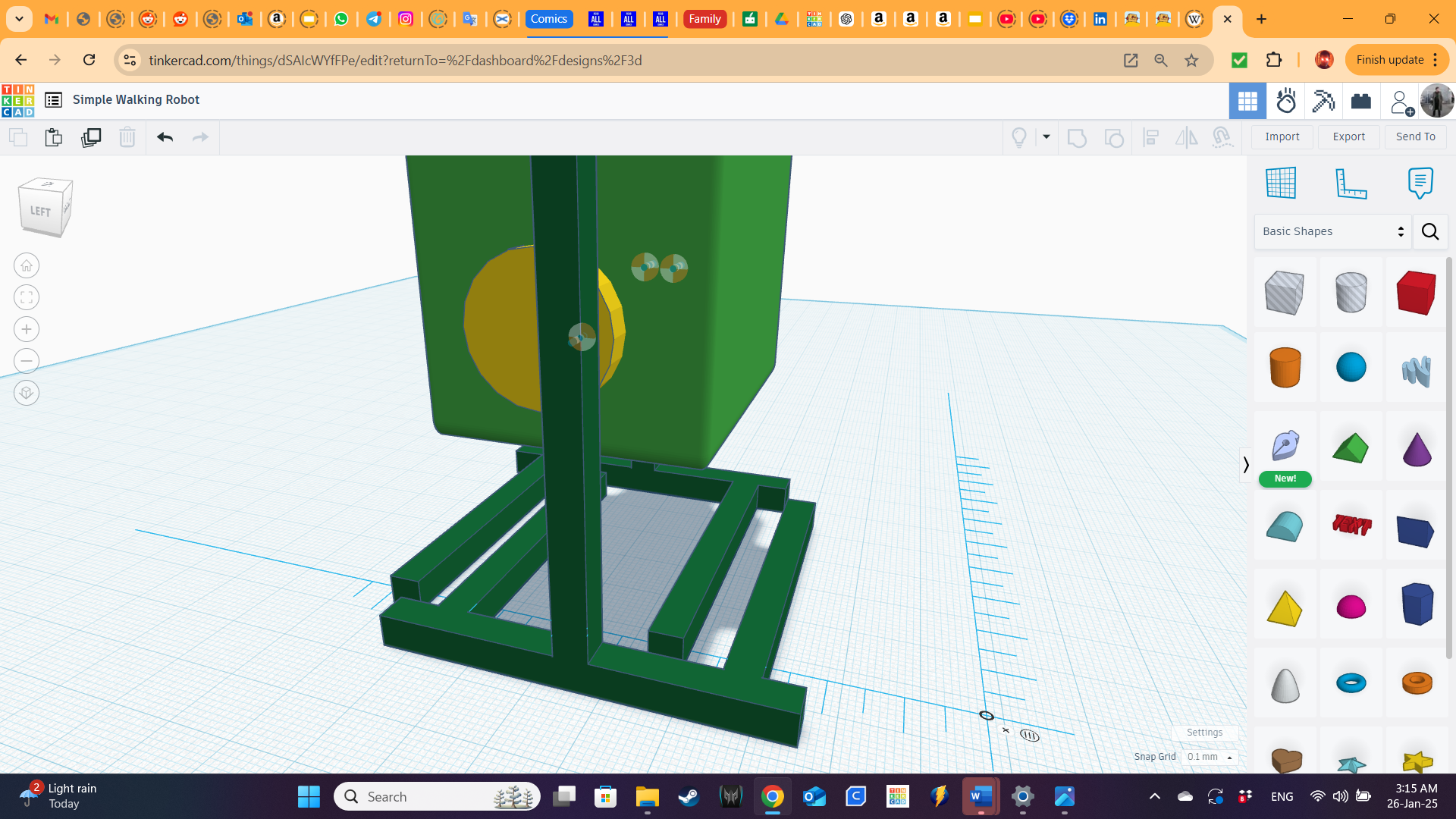 Tinkercad Robotics for School: SIMLAB KOMBAT! (virtual Walking Robots ...