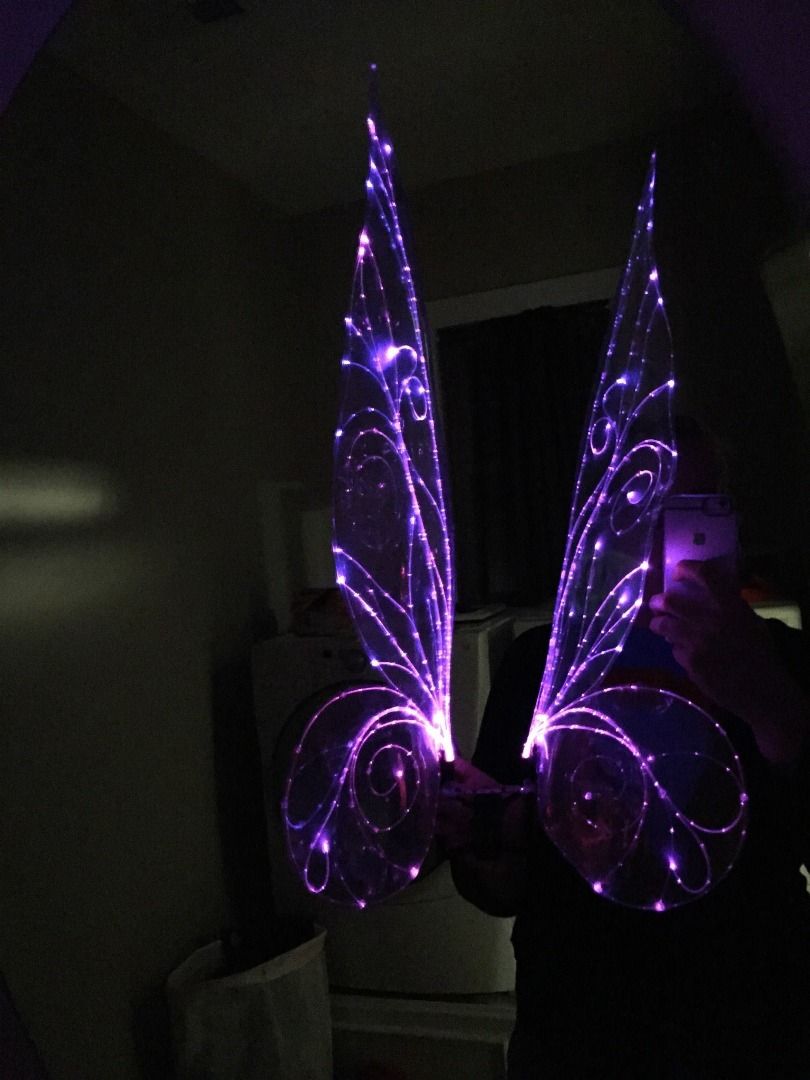 Lightwings: Fiber Optic Fairy Wings : 9 Steps (with Pictures ...