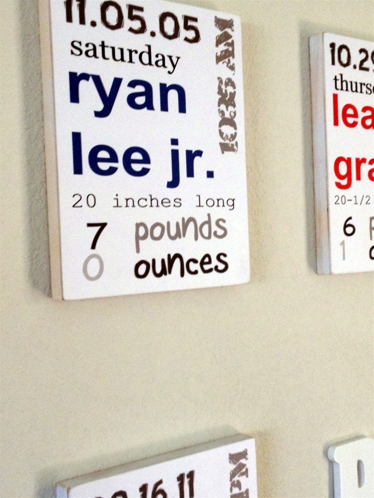 Baby Statistics Wall Art : 7 Steps (with Pictures) - Instructables