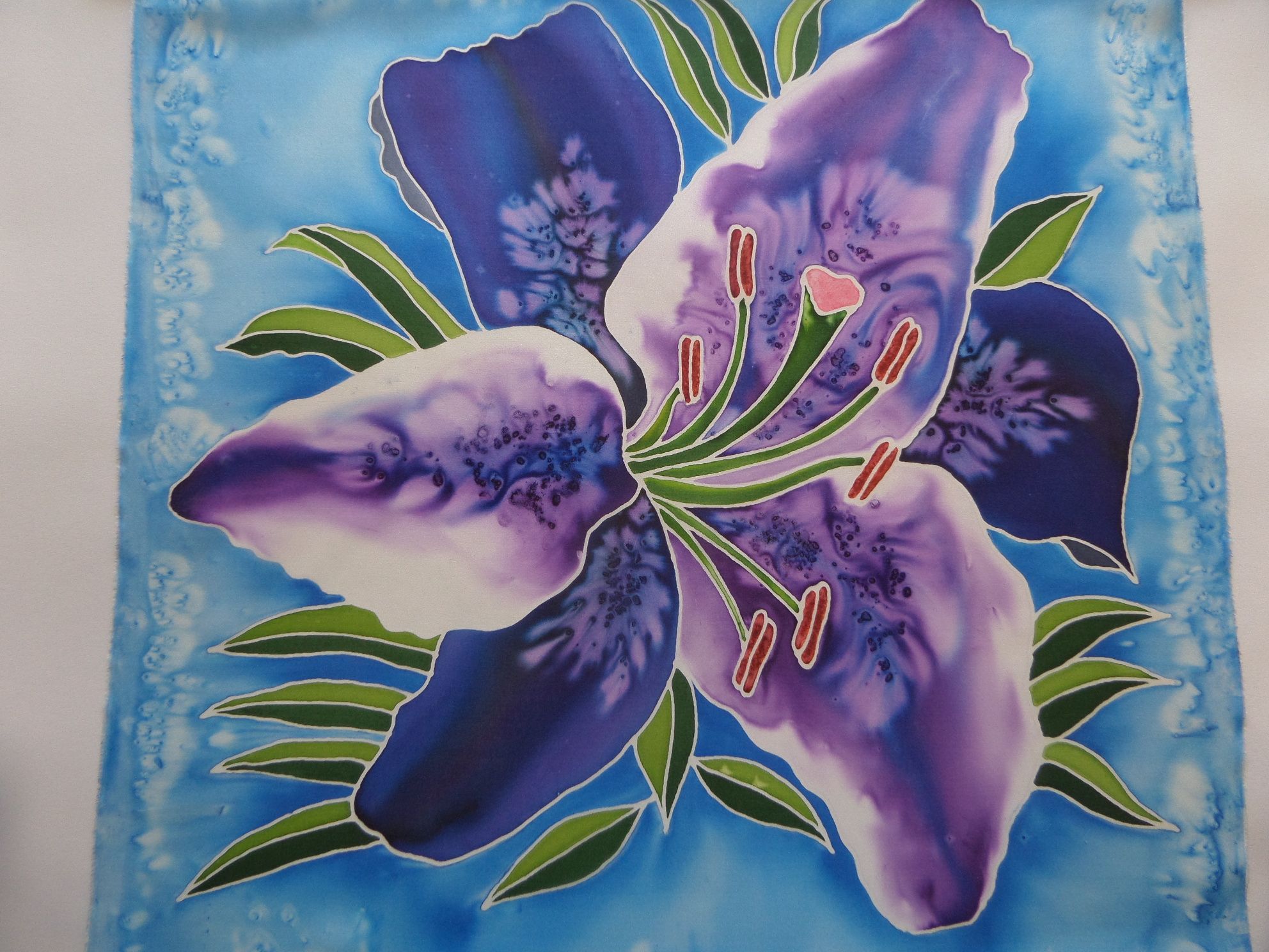 'Rainbow Lily' Silk Painting : 11 Steps (with Pictures) - Instructables
