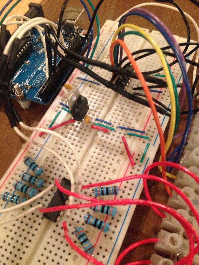 Large 7 Segment Clock 4 Steps Instructables