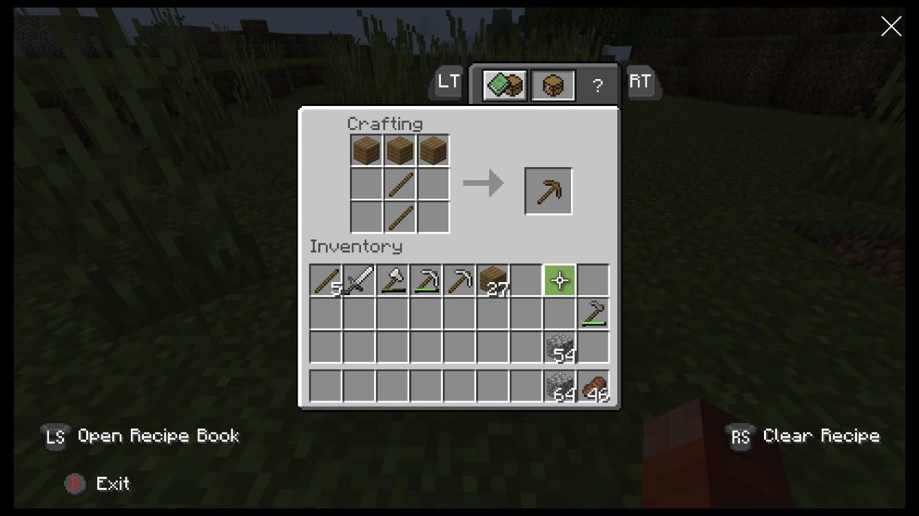 How to Make a Wooden Pickaxe in Minecraft : 5 Steps - Instructables