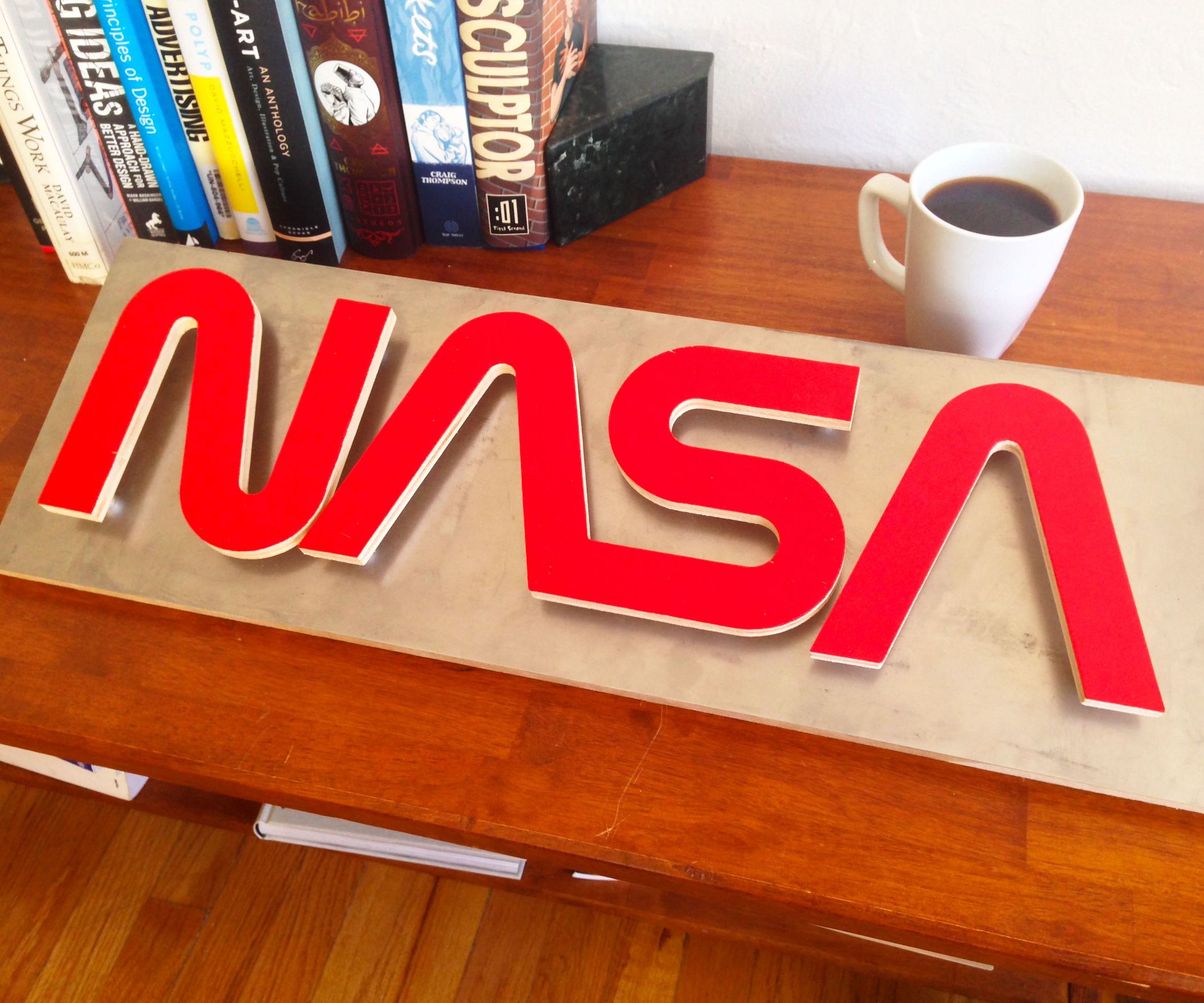 Wood and Metal NASA Sign : 5 Steps (with Pictures) - Instructables