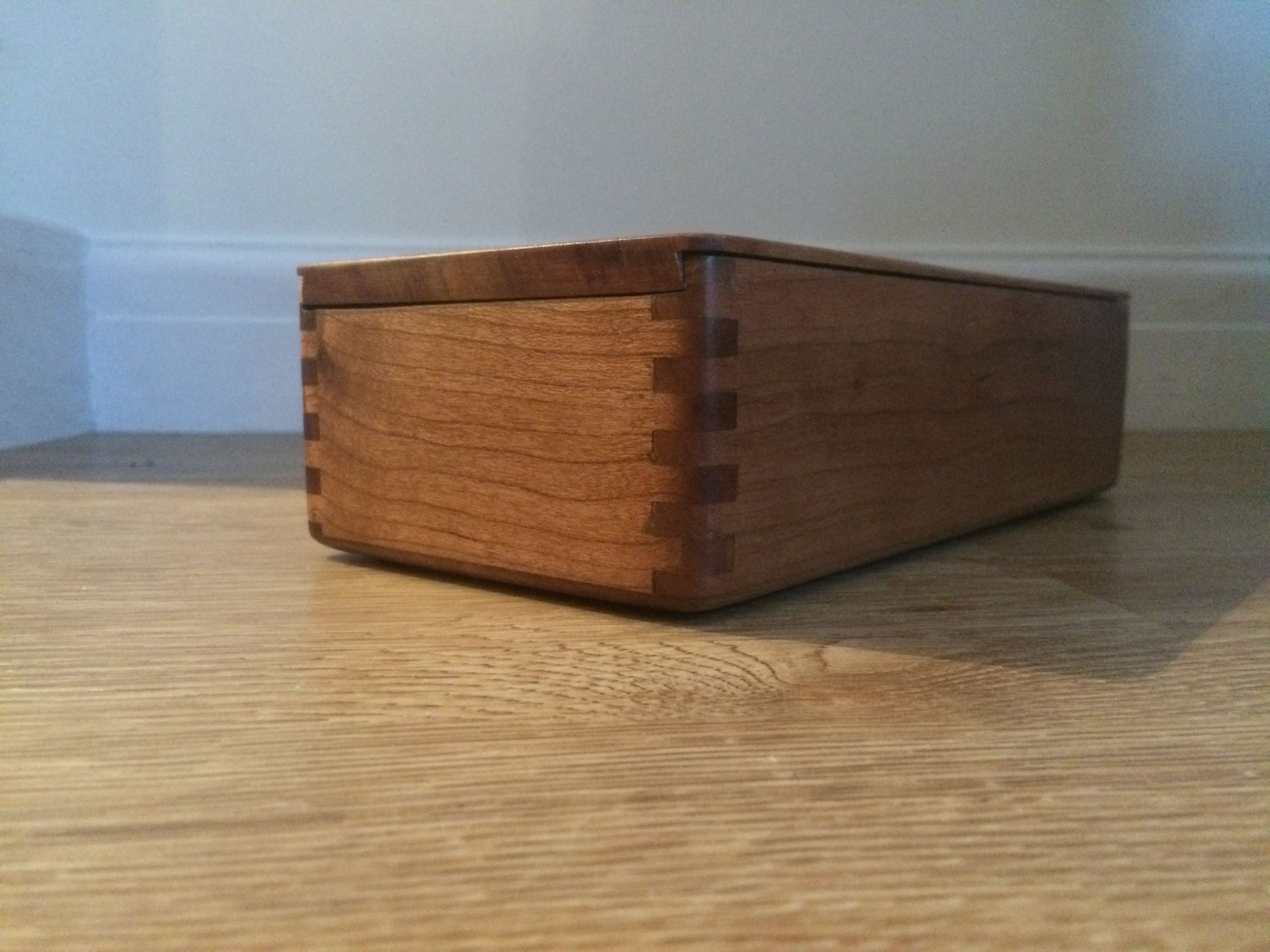 Wooden Box Using Finger Joints - Includes Sliding Dove-Tail Lid : 7 ...