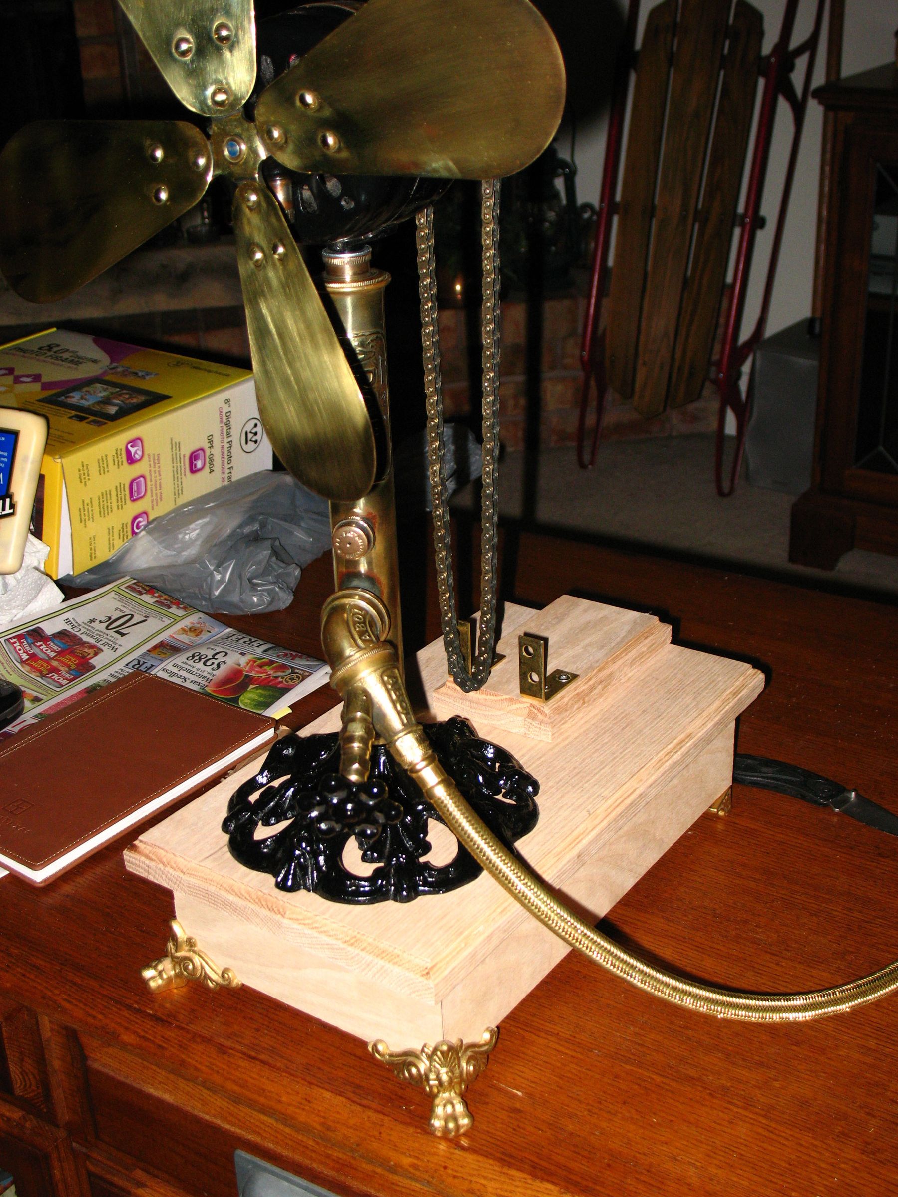 Steampunk Style Fan : 4 Steps (with Pictures) - Instructables