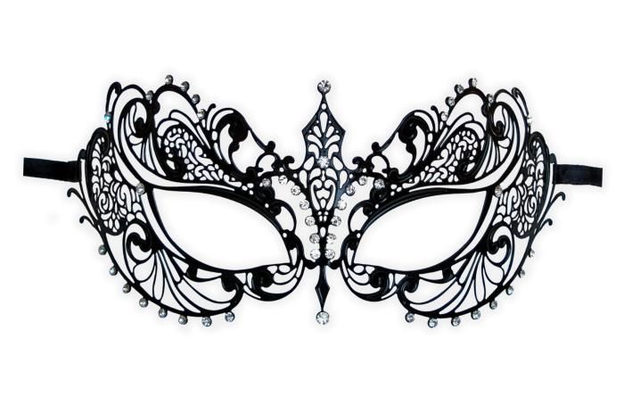 Printable Lace Masquerade Mask Template
