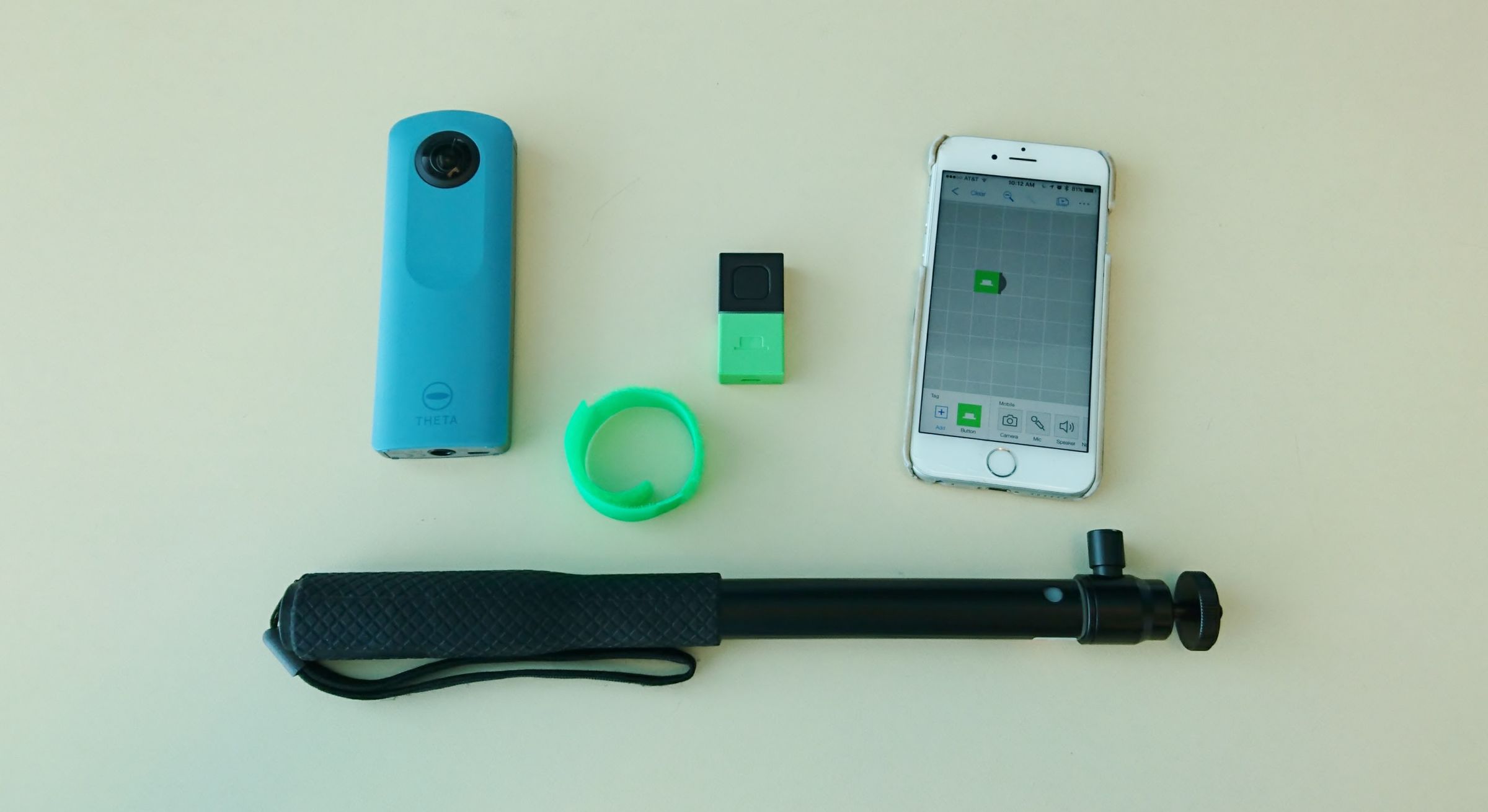 Remote-Controlled 360-Degree RICOH THETA Camera With MESH Blocks : 9 ...