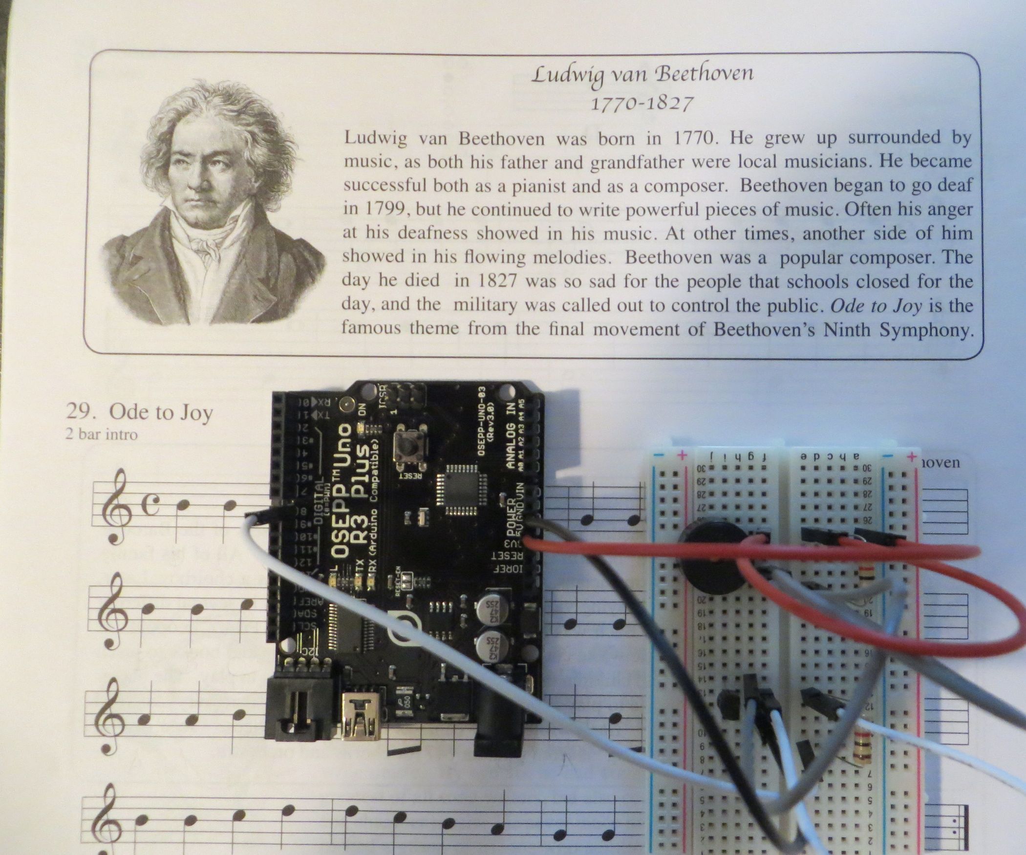 Play Ode to Joy and Other Classical Music With Arduino : 4 Steps ...