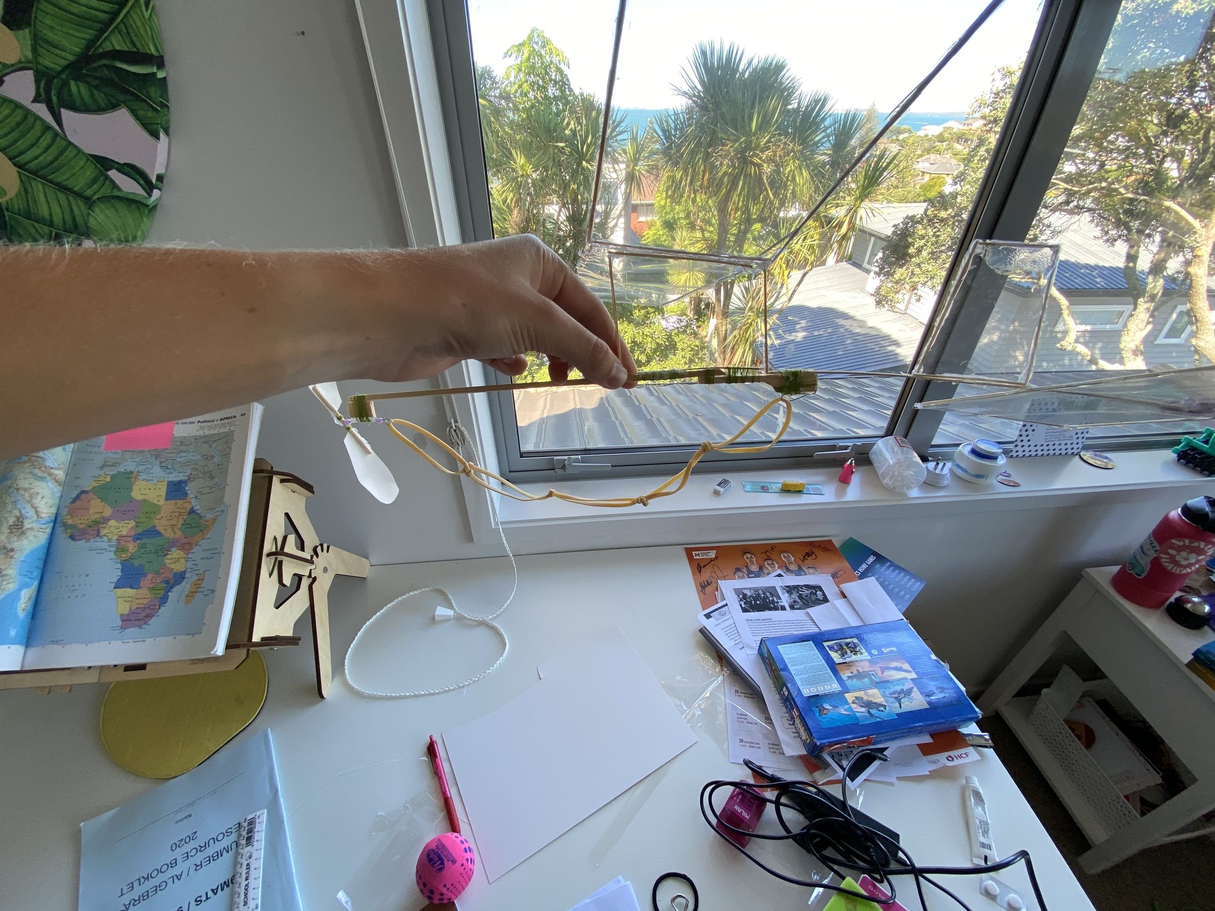 Rubber Band Powered Flying Airplane : 8 Steps (with Pictures ...