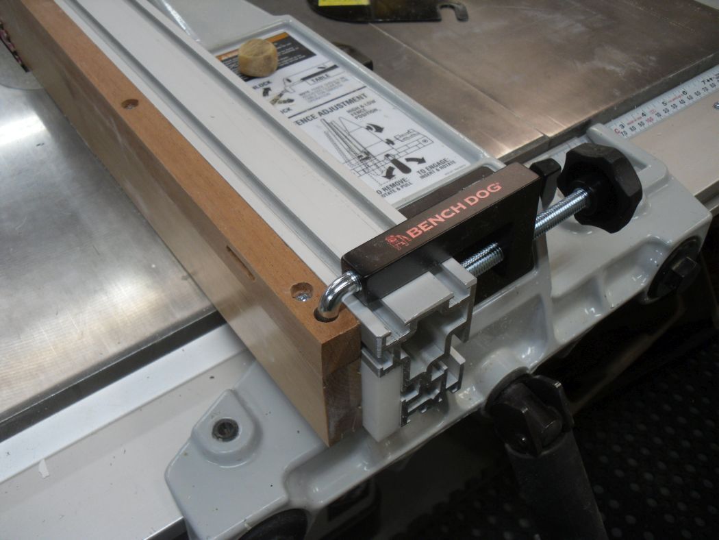 Sacrificial Table Saw Fence Clamp Storage - Instructables