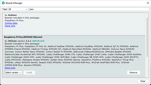 The Arduino Raspberry Pi Pico/RP2040-Ethernet V2.1.1 : 10 Steps - Instructables