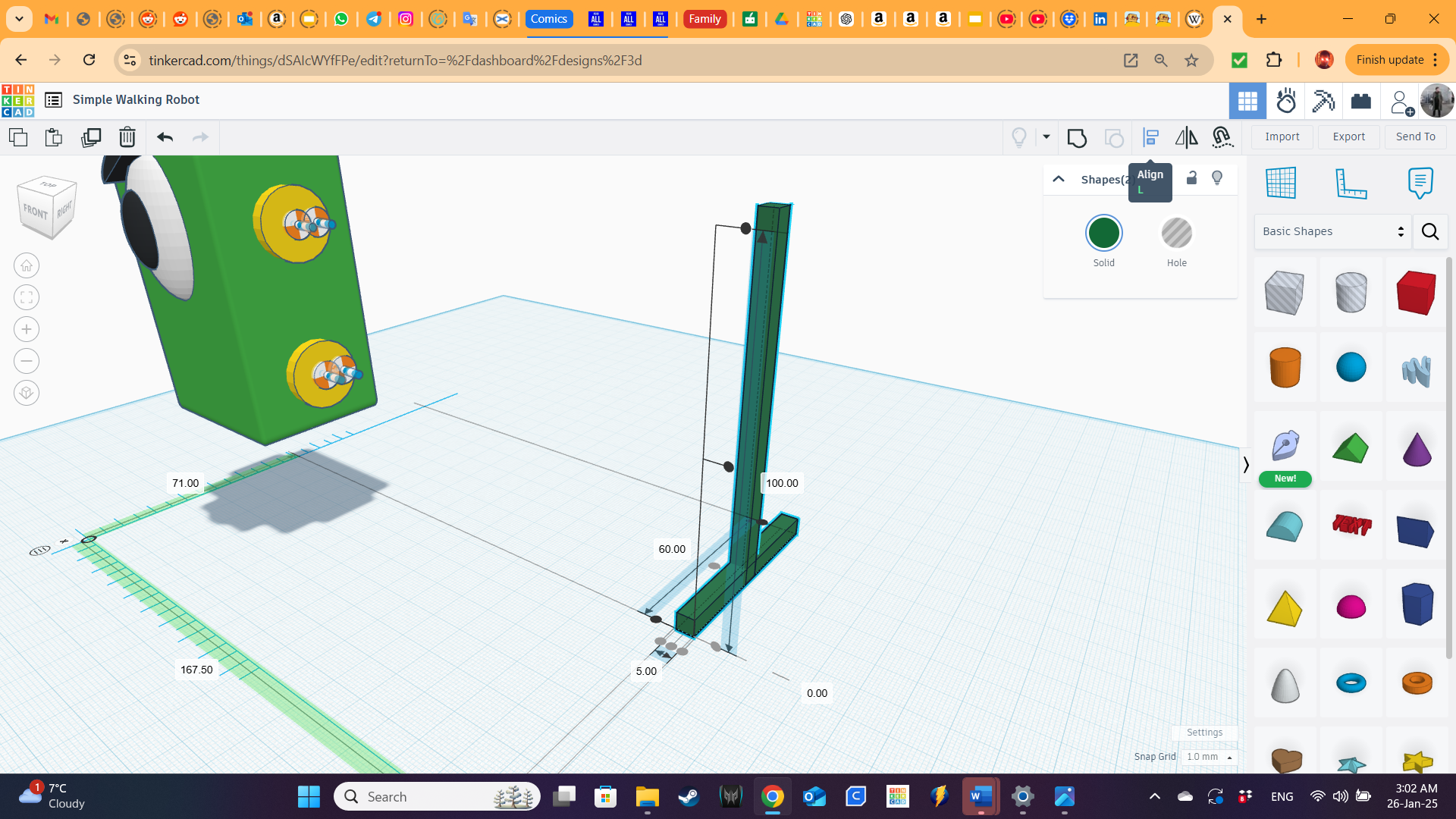 Tinkercad Robotics for School: SIMLAB KOMBAT! (virtual Walking Robots ...